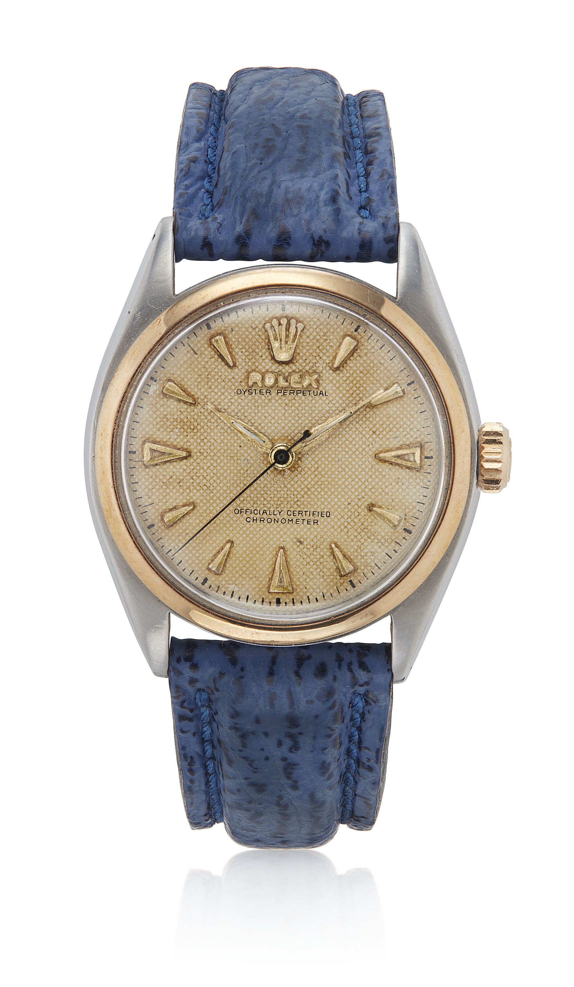 ROLEX REF. 6084 TWO TONE 'OYSTER PERPETUAL' WRISTWATCH, | Christie’s