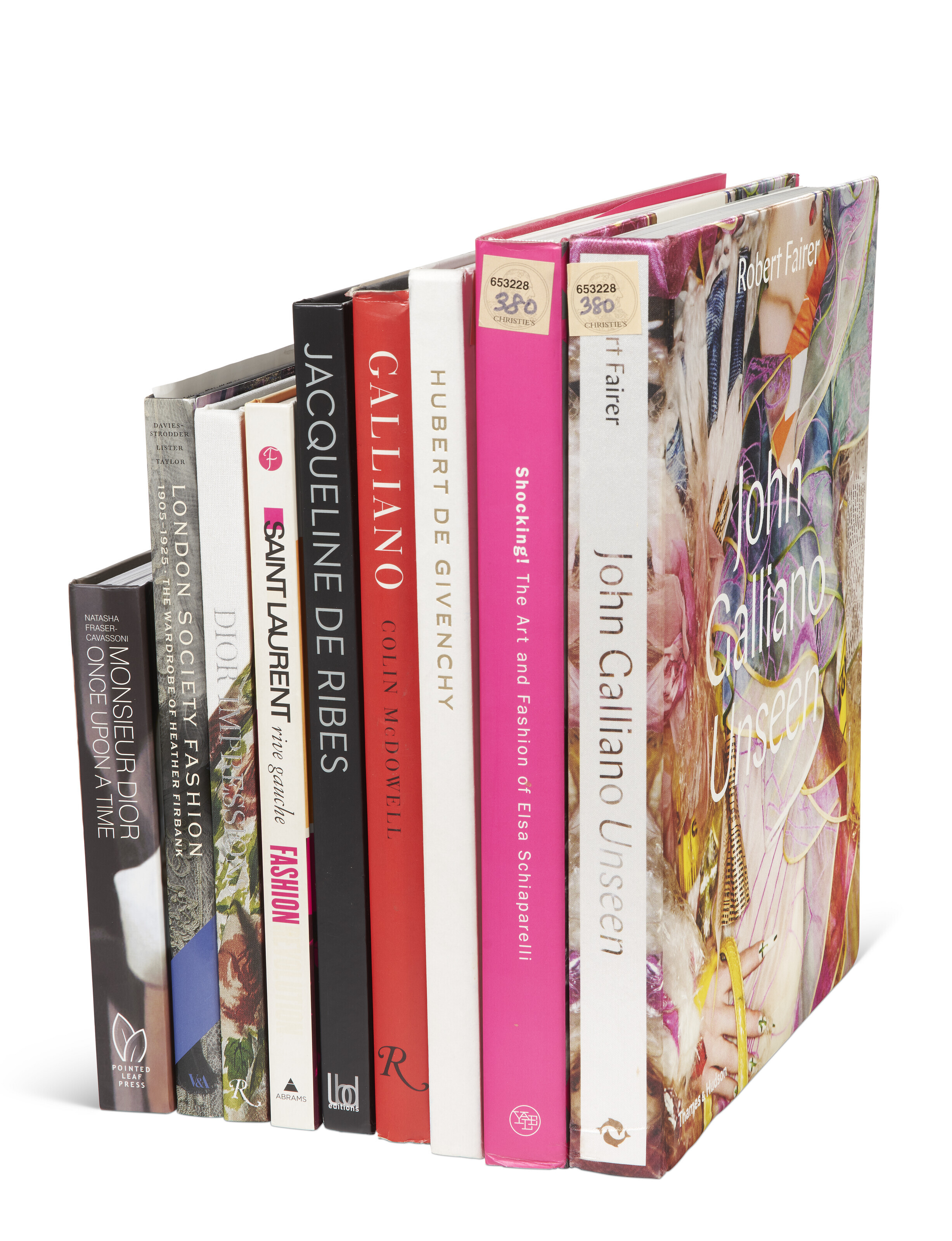 A GROUP OF SIXTEEN BOOKS RELATING TO FASHIONIncluding Alexander McQueen ...