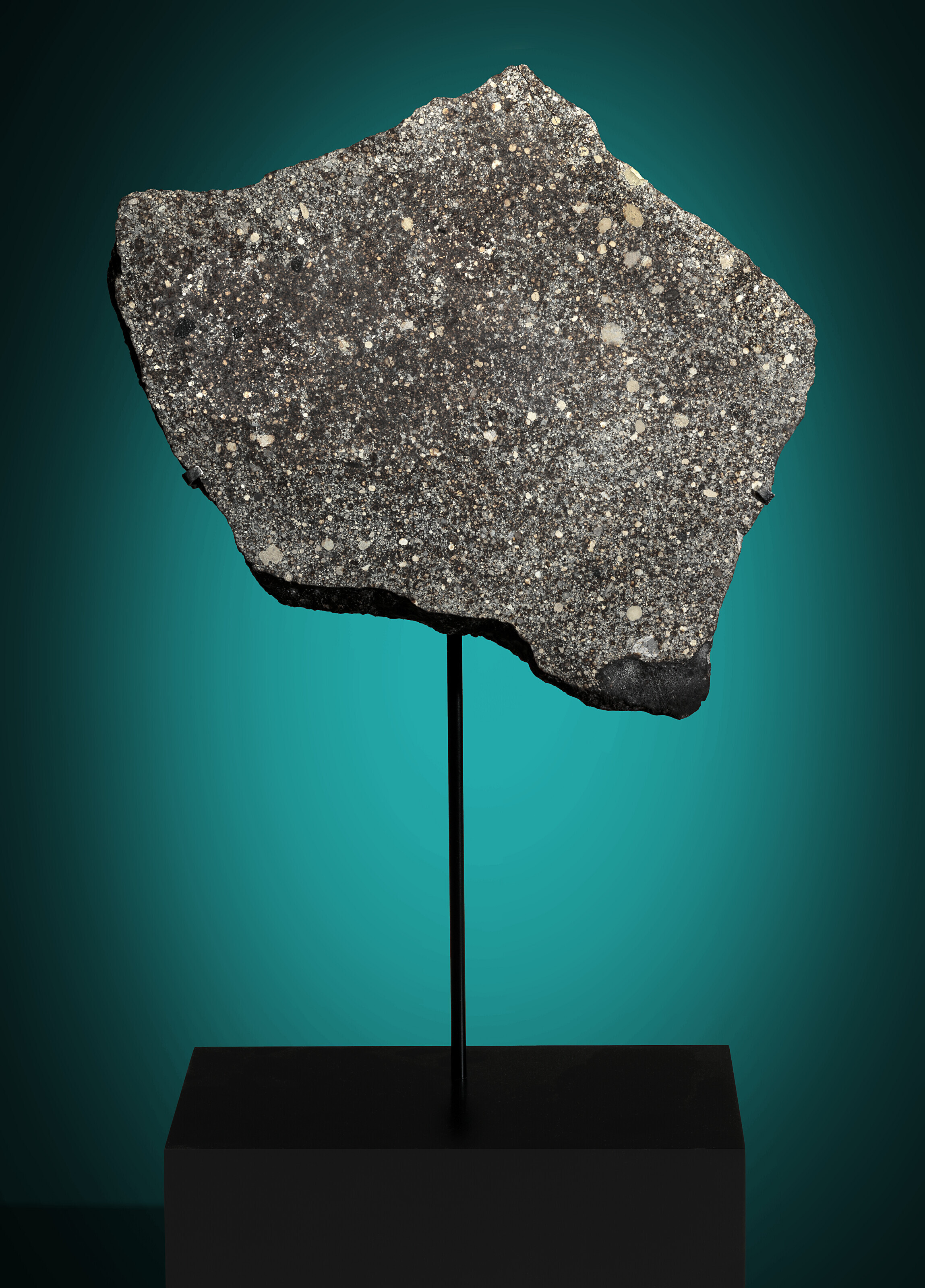 NWA 15036 — LARGE END PIECE OF PRIMITIVE METEORITE, Chondrite – LL3 ...