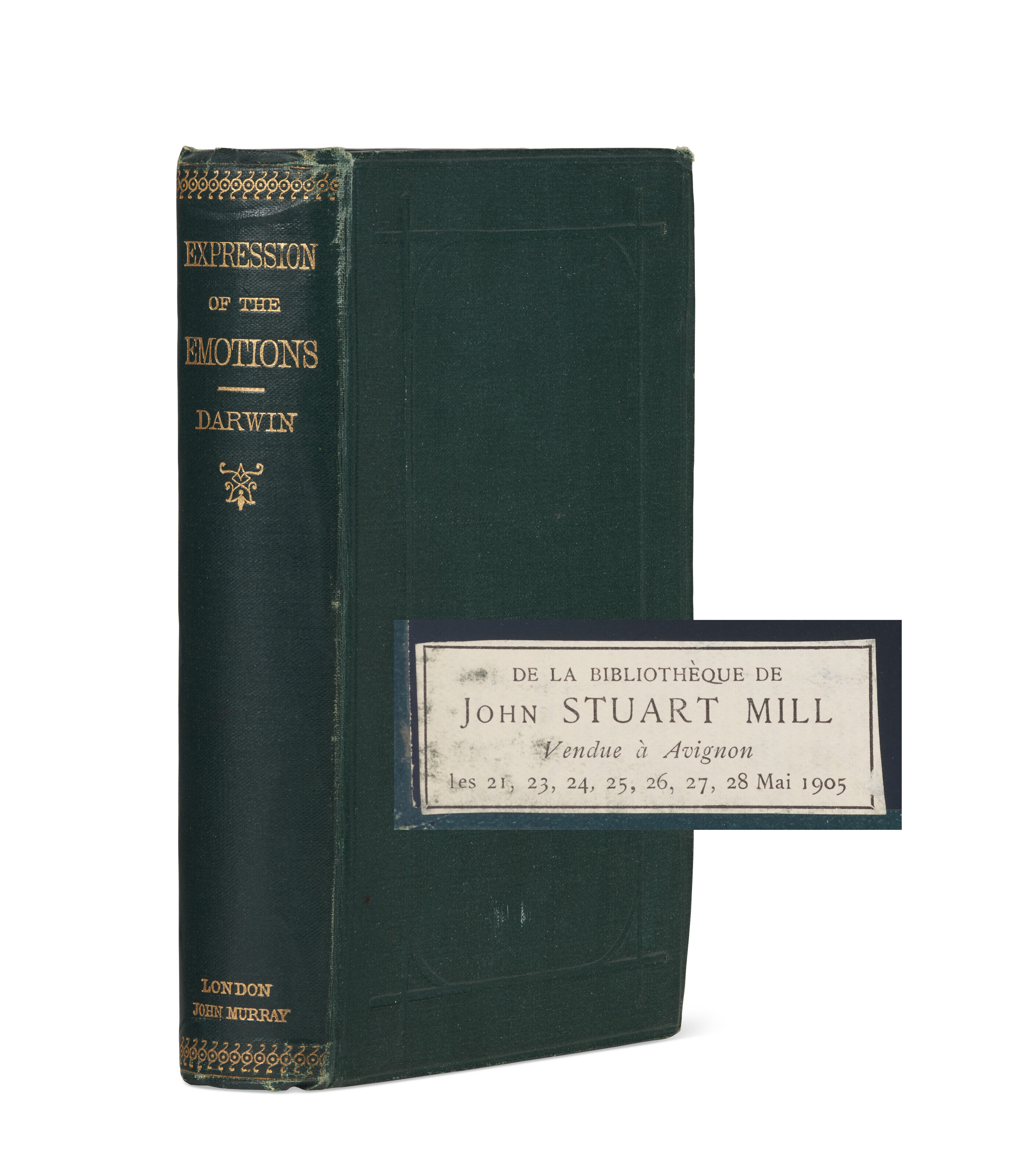 John Stuart Mill's copy, Charles Darwin, 1872 | Christie’s