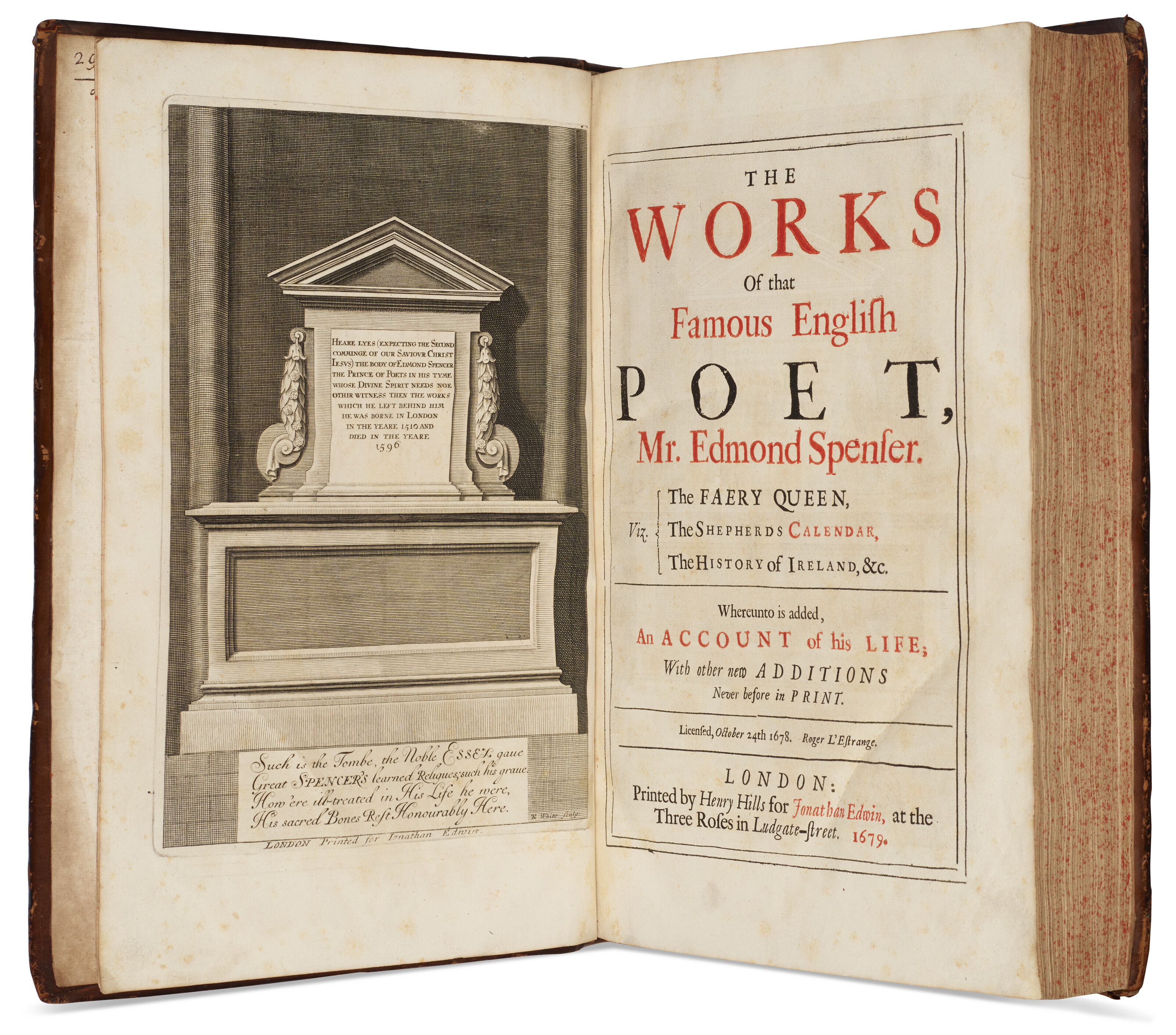 The Works of that Famous Poet, Mr. Edmond Spenser ... with other new ...