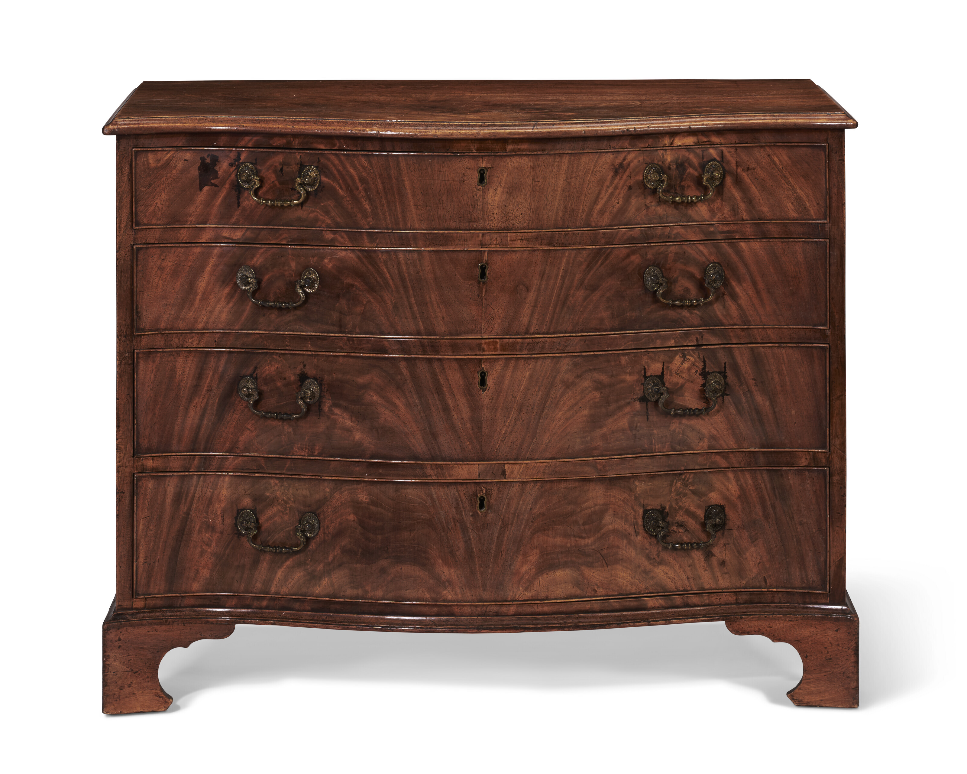 A GEORGE III MAHOGANY SERPENTINE DRESSING COMMODE, CIRCA 1760 | Christie’s