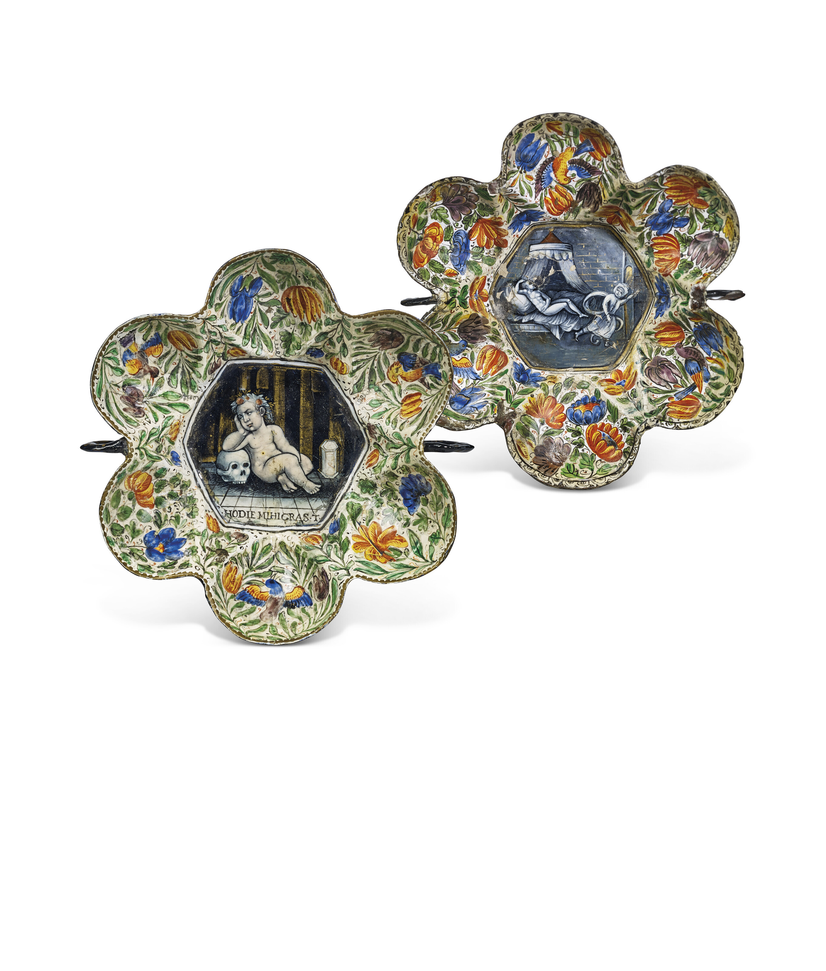 TWO LOBED LIMOGES ENAMEL CUPS, FIRST HALF 17TH CENTURY | Christie’s