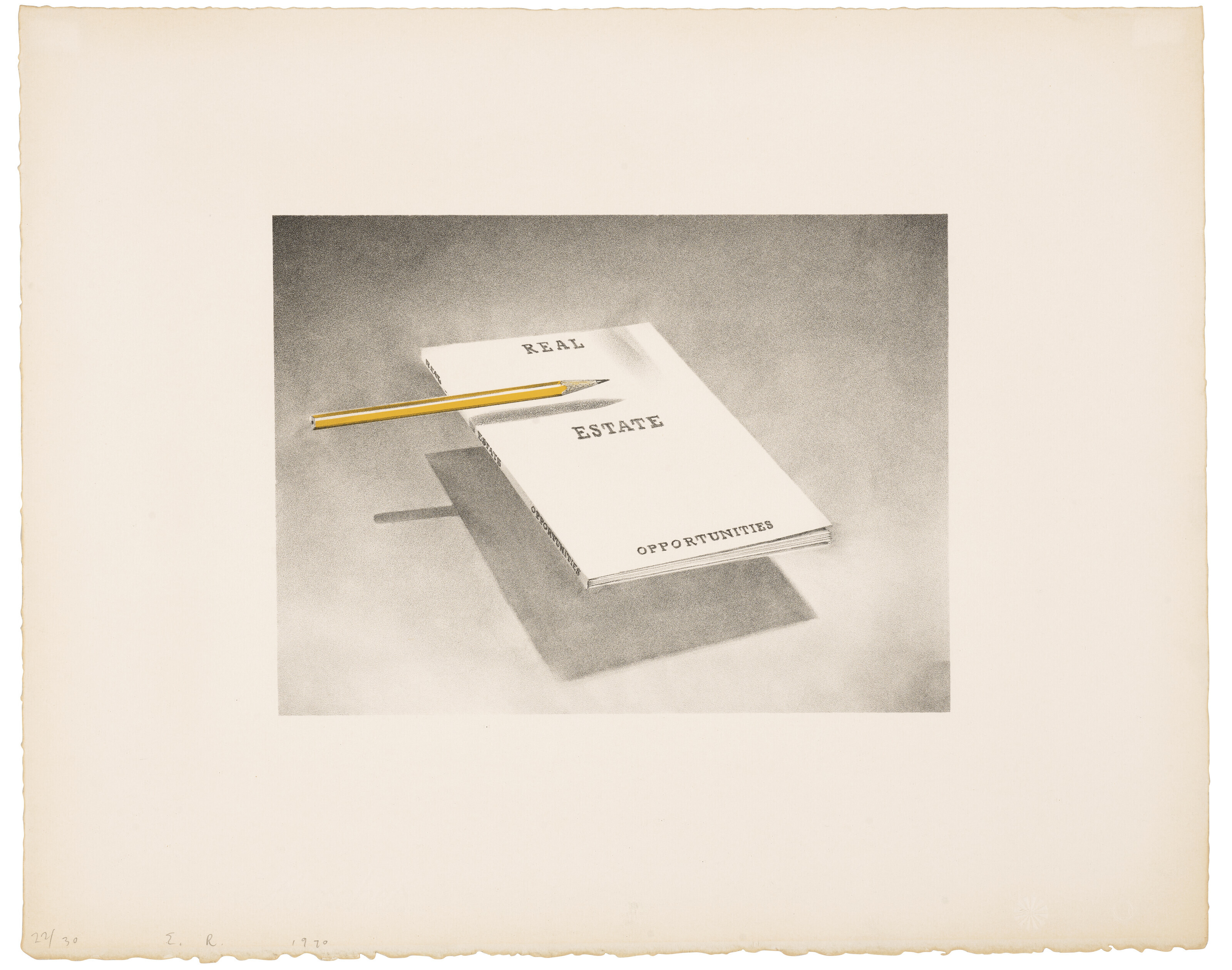 ED RUSCHA (B. 1937), Real Estate Opportunities, from Book Covers ...