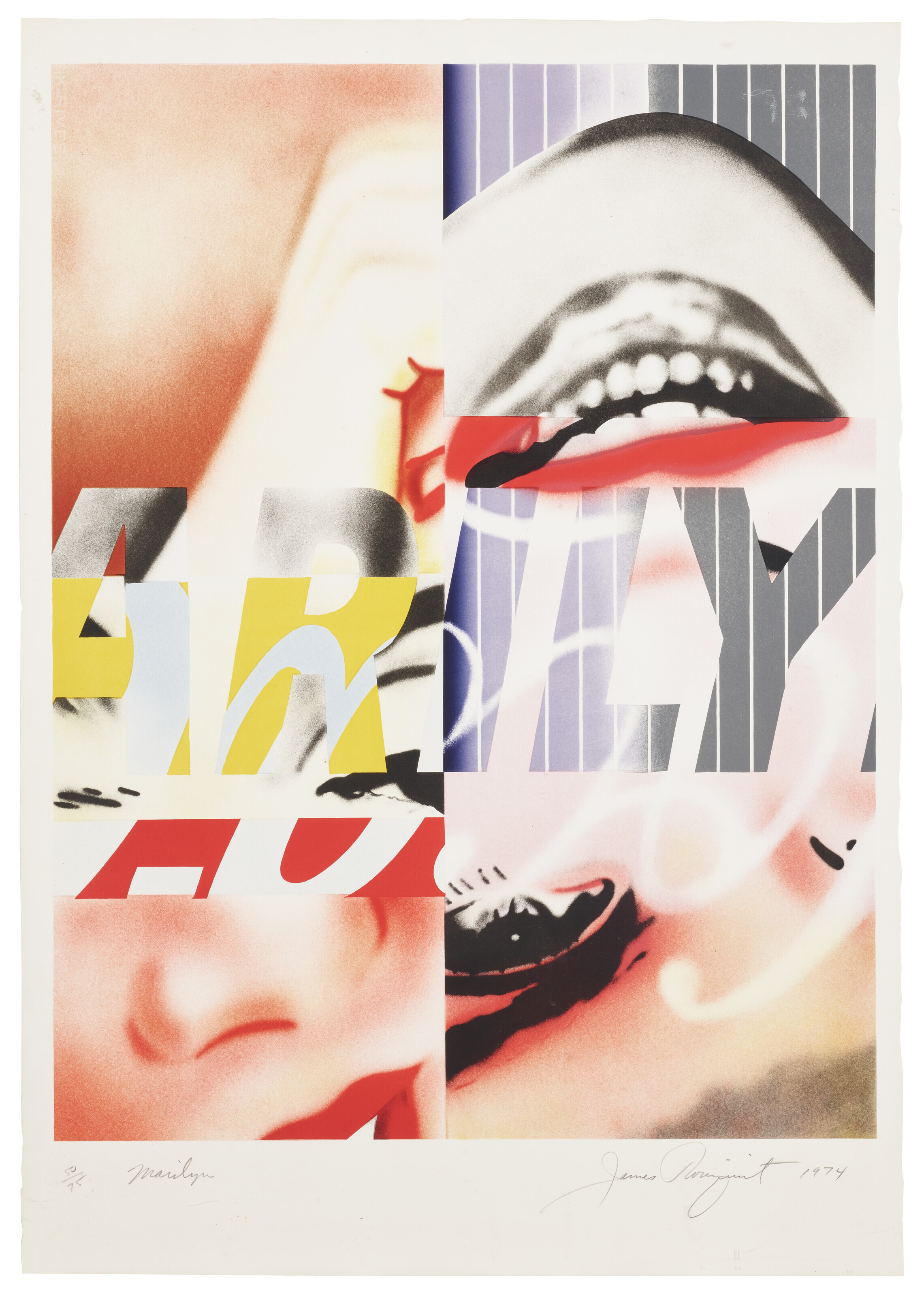 JAMES ROSENQUIST (1933-2017), Marilyn | Christie’s