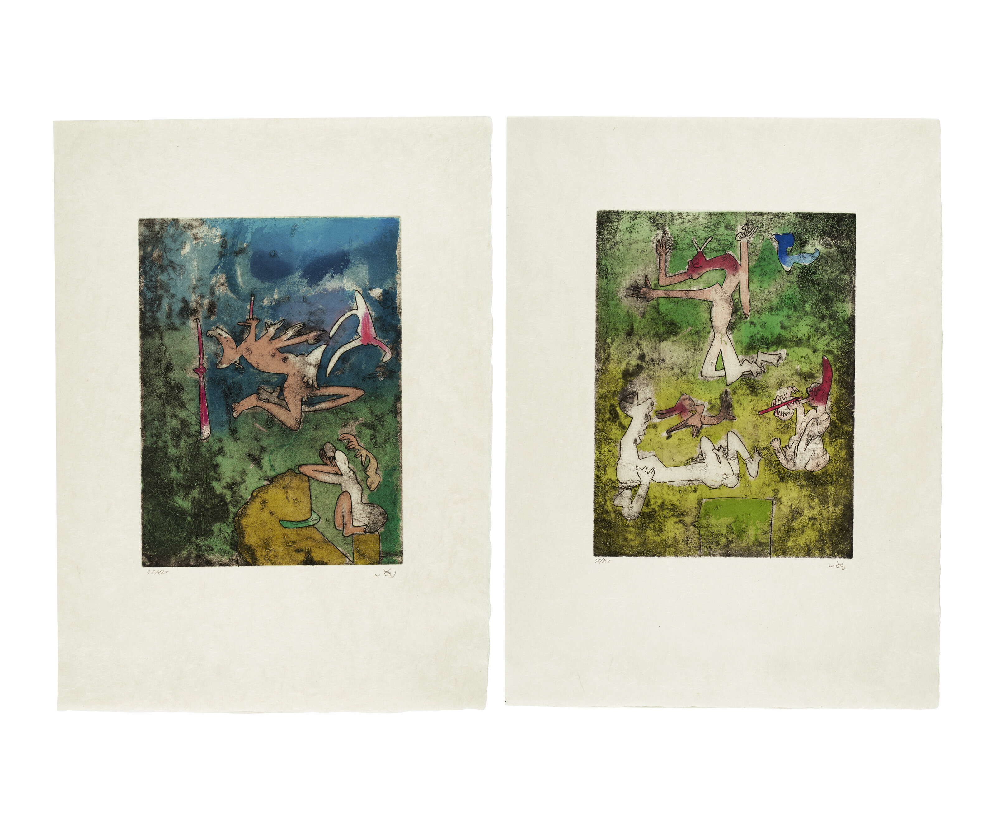 ROBERTO MATTA (1911-2002), Centre Noeuds: ten prints | Christie’s