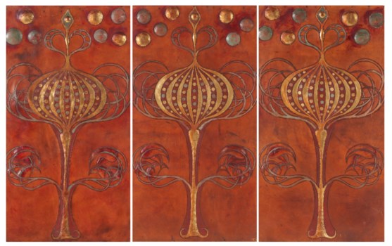 CHARLES ROBERT ASHBEE (1863-1942), Set of Three Panels, for the Sitting ...