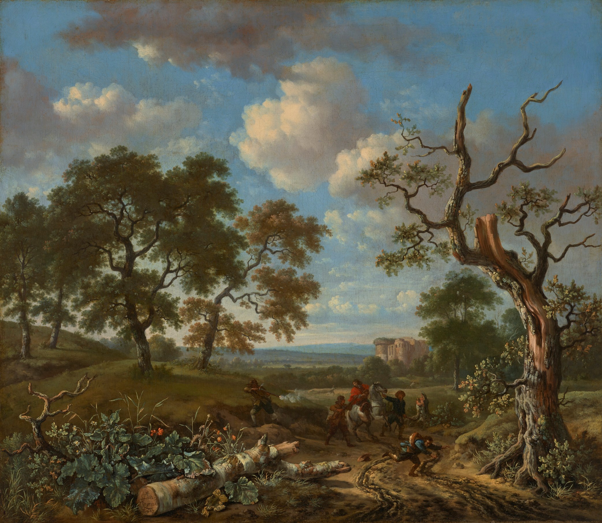 JAN WIJNANTS (HAARLEM 1632-1684 AMSTERDAM) AND PHILIPS WOUWERMAN ...