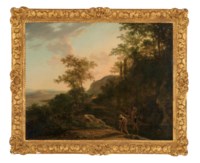 JAN BOTH (UTRECHT 1610-1652), A mountainous Italianate landscape with ...