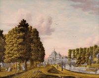 JONAS ZEUNER (KASSEL 1727-1814), Utrecht, a view of the Maliebaan; and ...