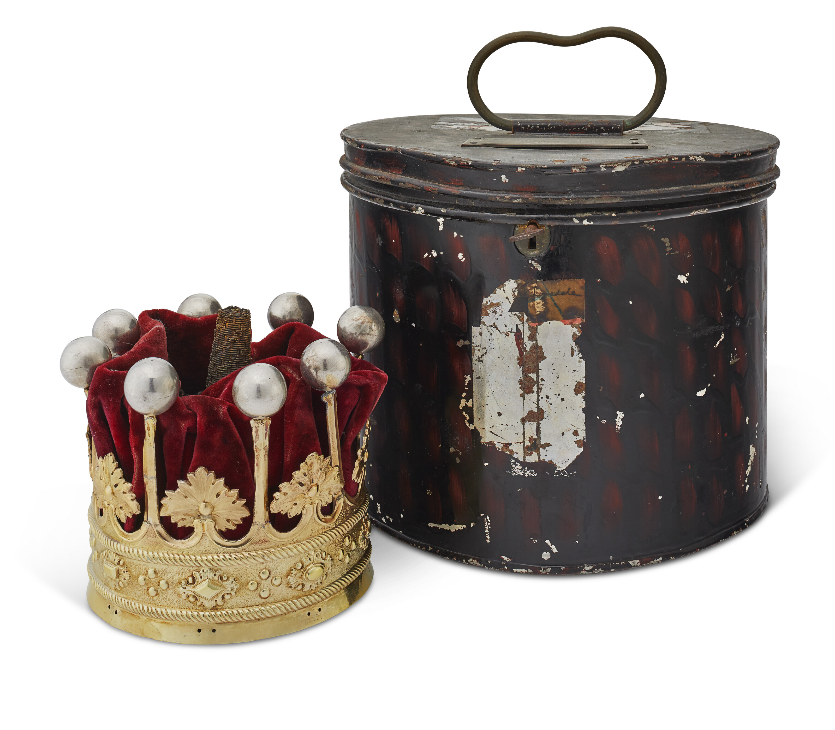 A WILLIAM IV PARCEL-GILT SILVER COUNTESS'S CORONET, MARK OF ROBERT ...