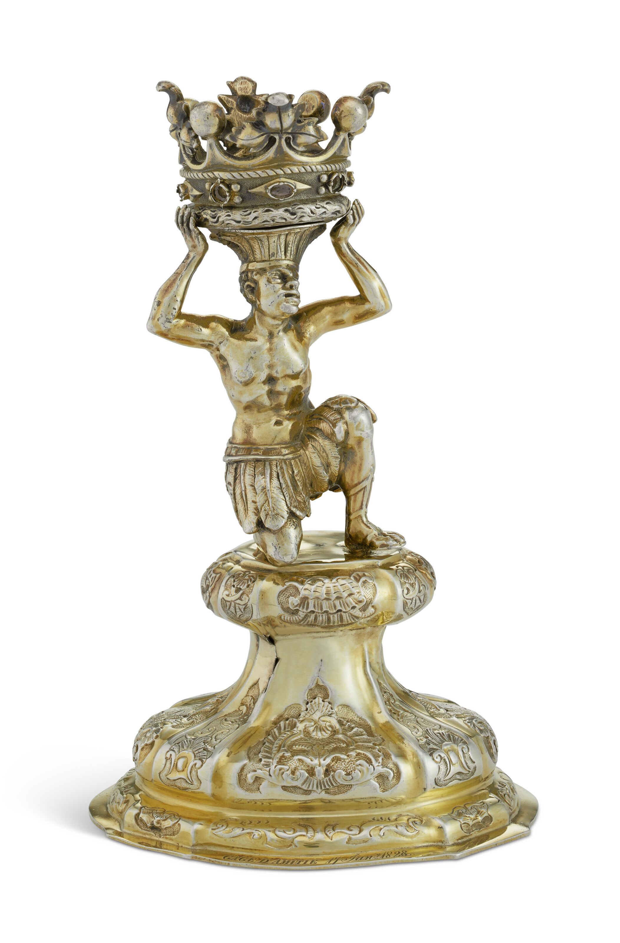 A GERMAN SILVER-GILT CUP MOUNT, POSSIBLY DRESDEN, CIRCA 1740 | Christie’s