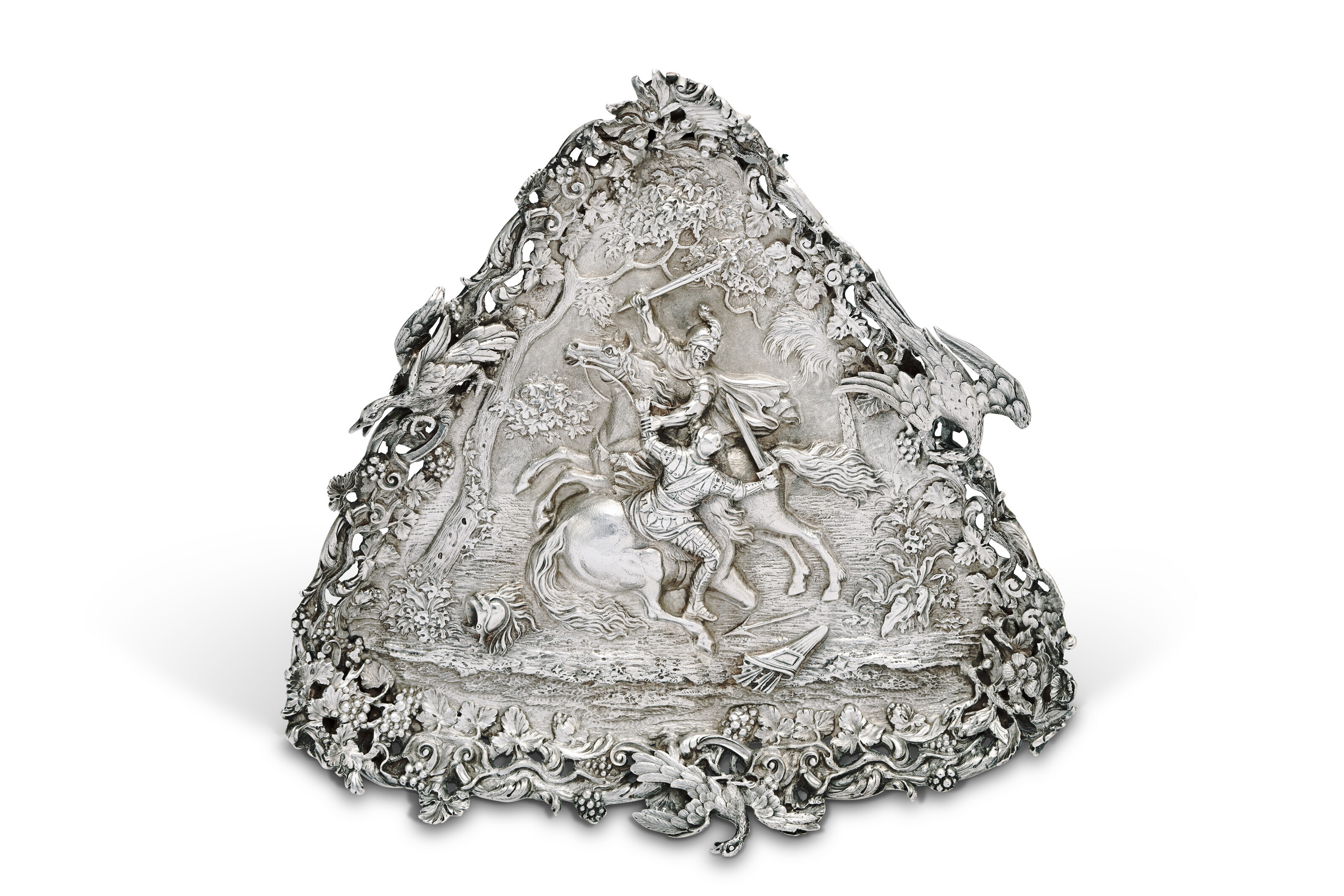 A REGENCY SILVER SALVER, MARK OF EDWARD FARRELL, LONDON, 1819 | Christie’s