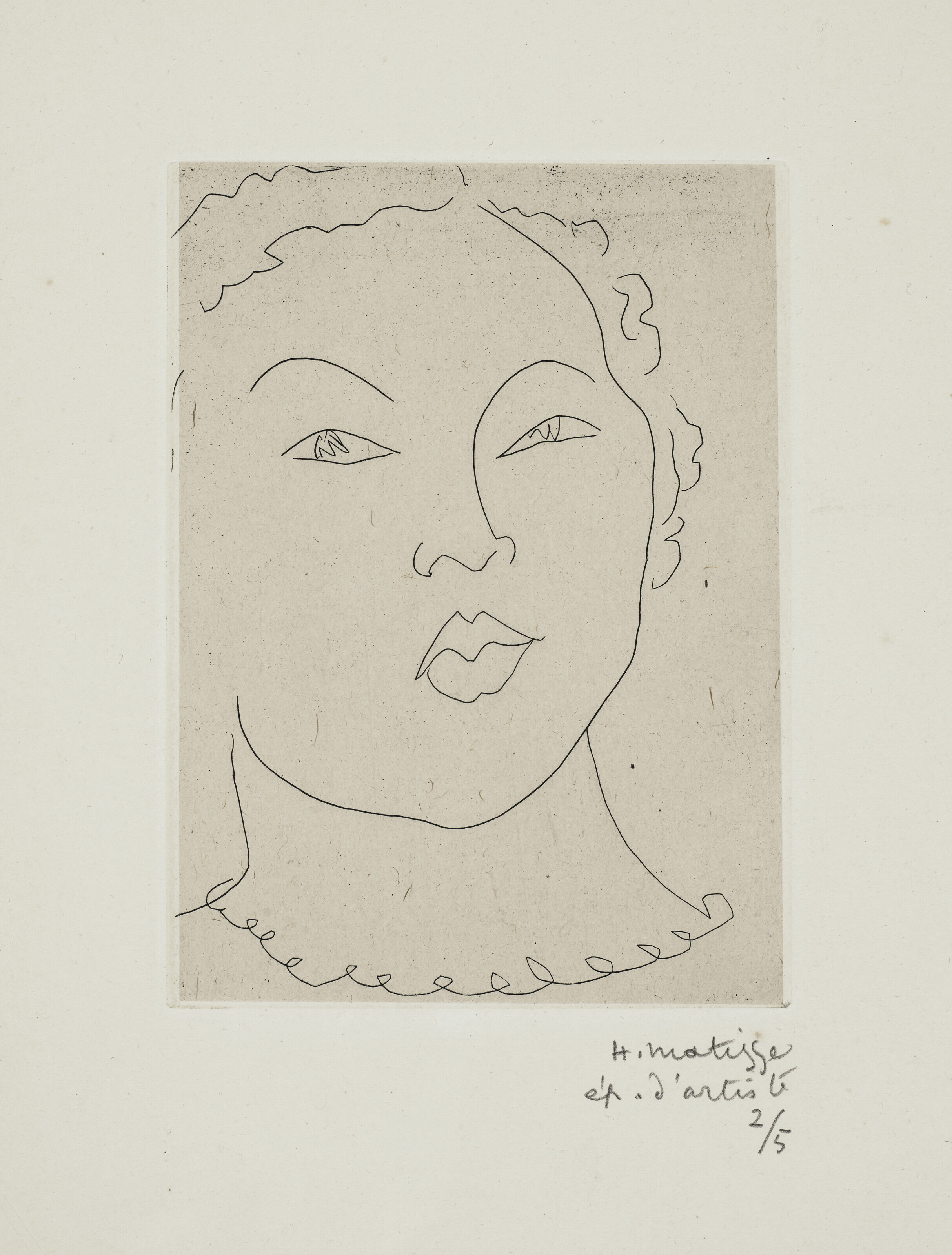 HENRI MATISSE (1869-1954), Martiniquaise: one print | Christie’s