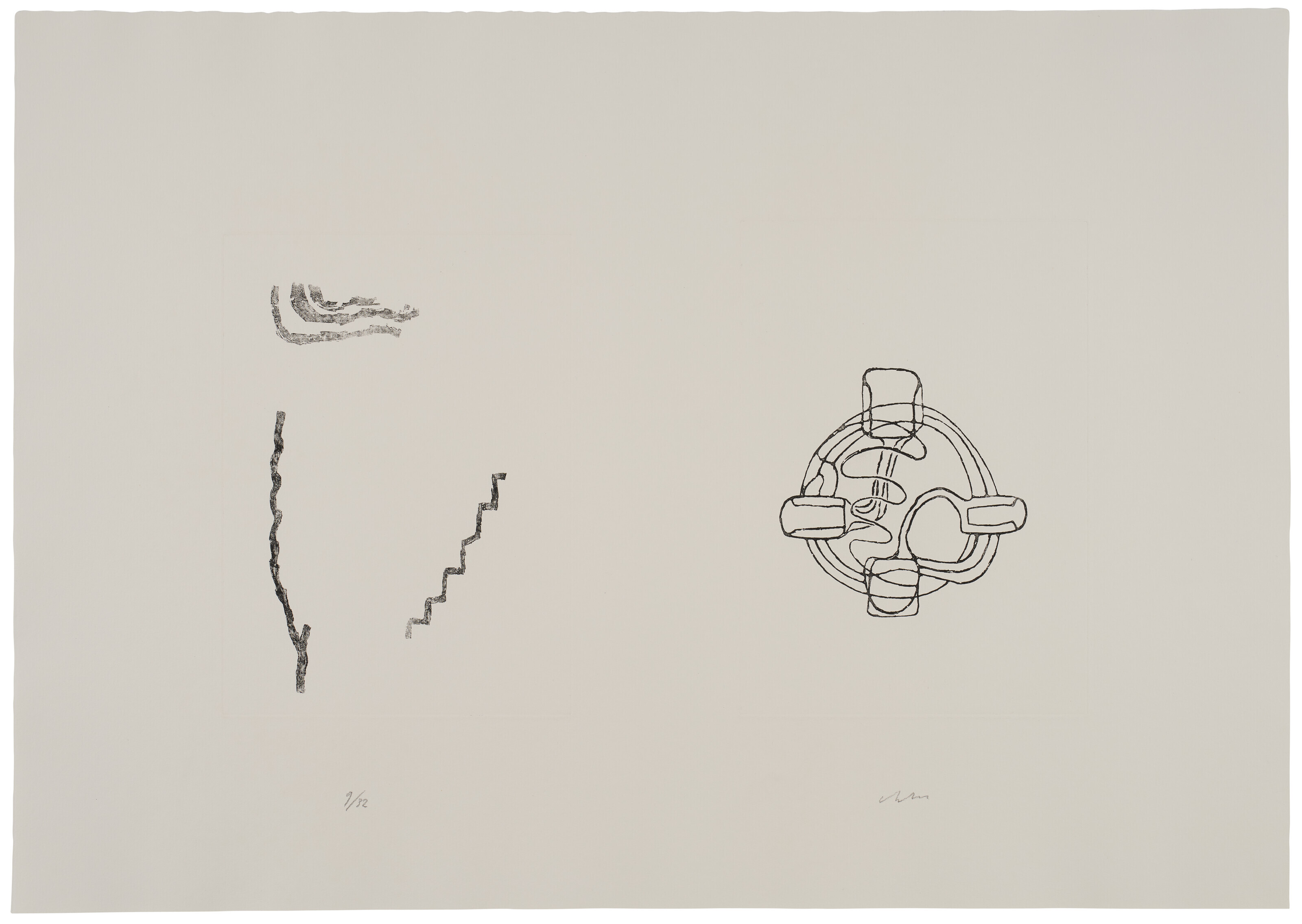 ABRAHAM DAVID CHRISTIAN (B. 1952), Zehn Drucke auf fünf Bogen (Ten ...