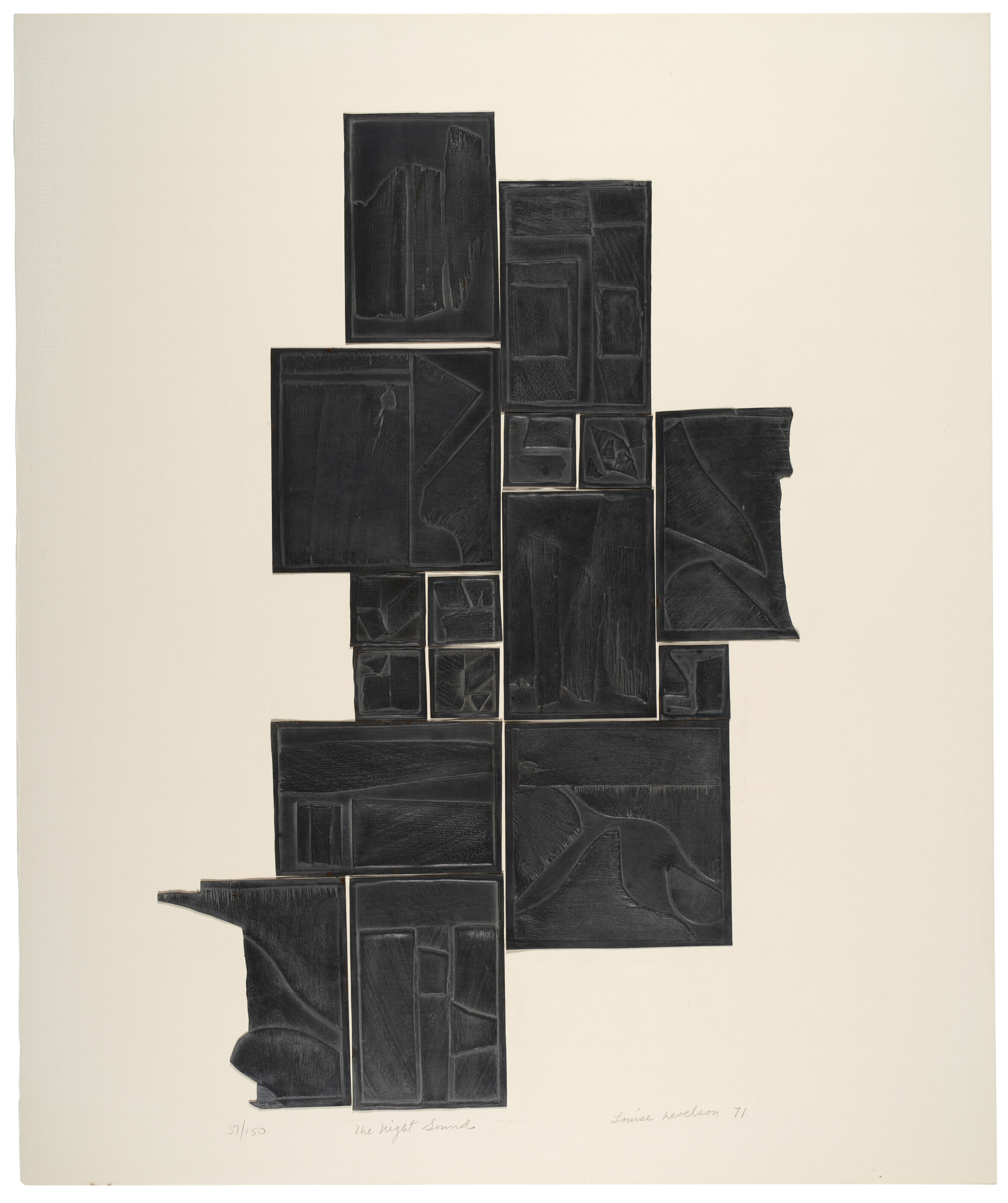 LOUISE NEVELSON (1899-1988), Lead Intaglio Series: five prints | Christie’s