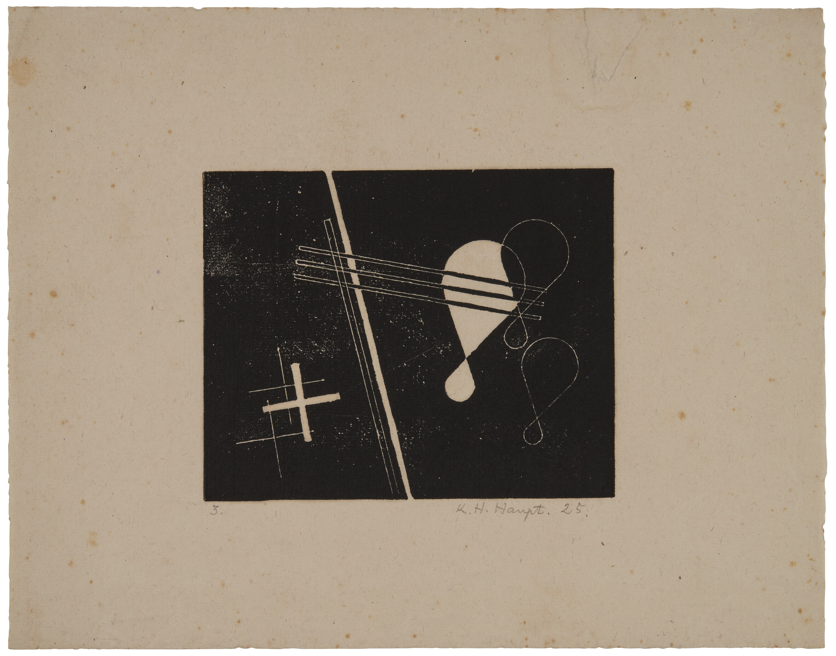 KARL HERMANN HAUPT (1904–1983), Untitled (Geometrische Komposition ...
