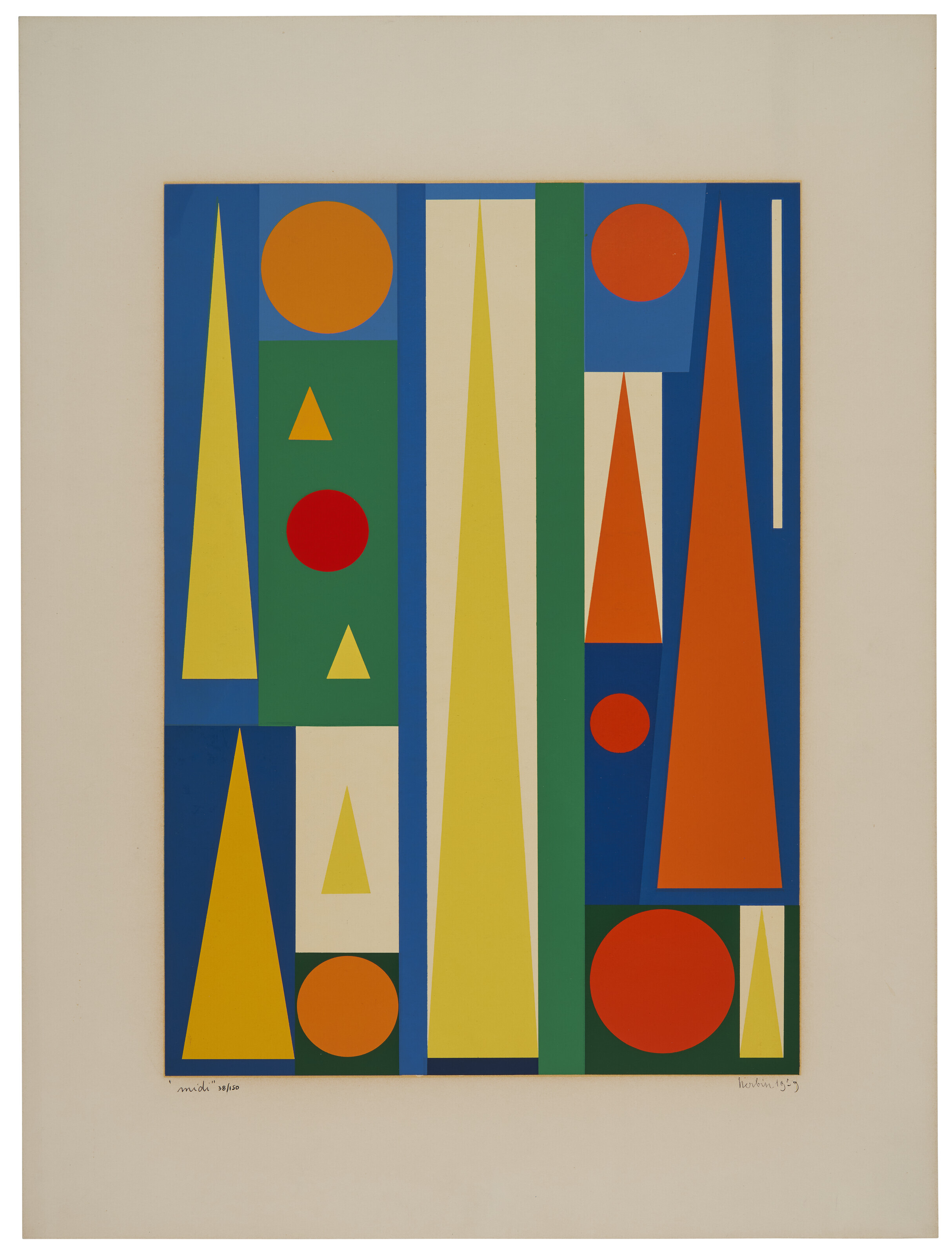AUGUSTE HERBIN (1882-1960), Midi, plate 3 from Album de 12 Planches ...