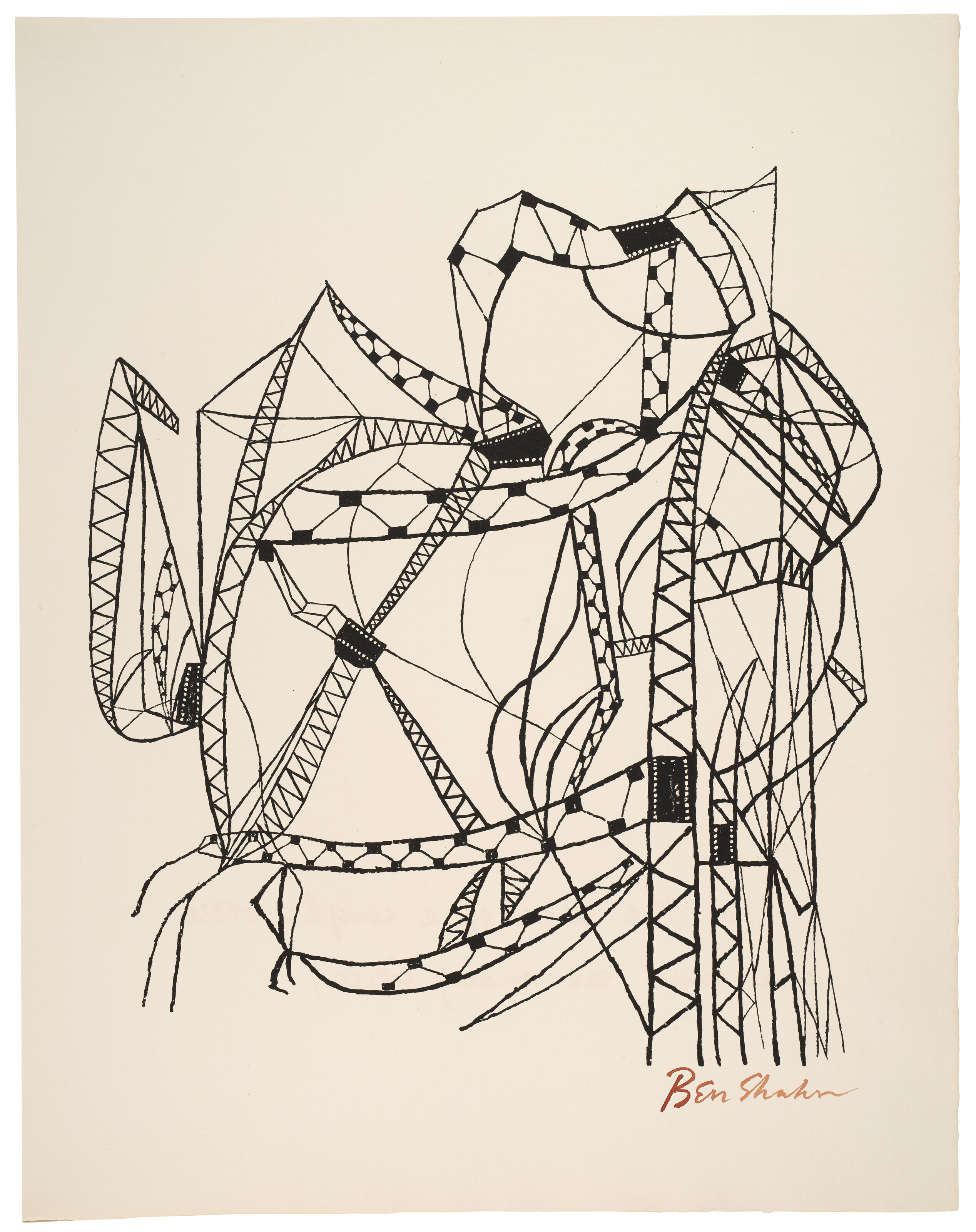 BEN SHAHN (1898-1969), Rainer M. Rilke, For the Sake of a Single Verse ...