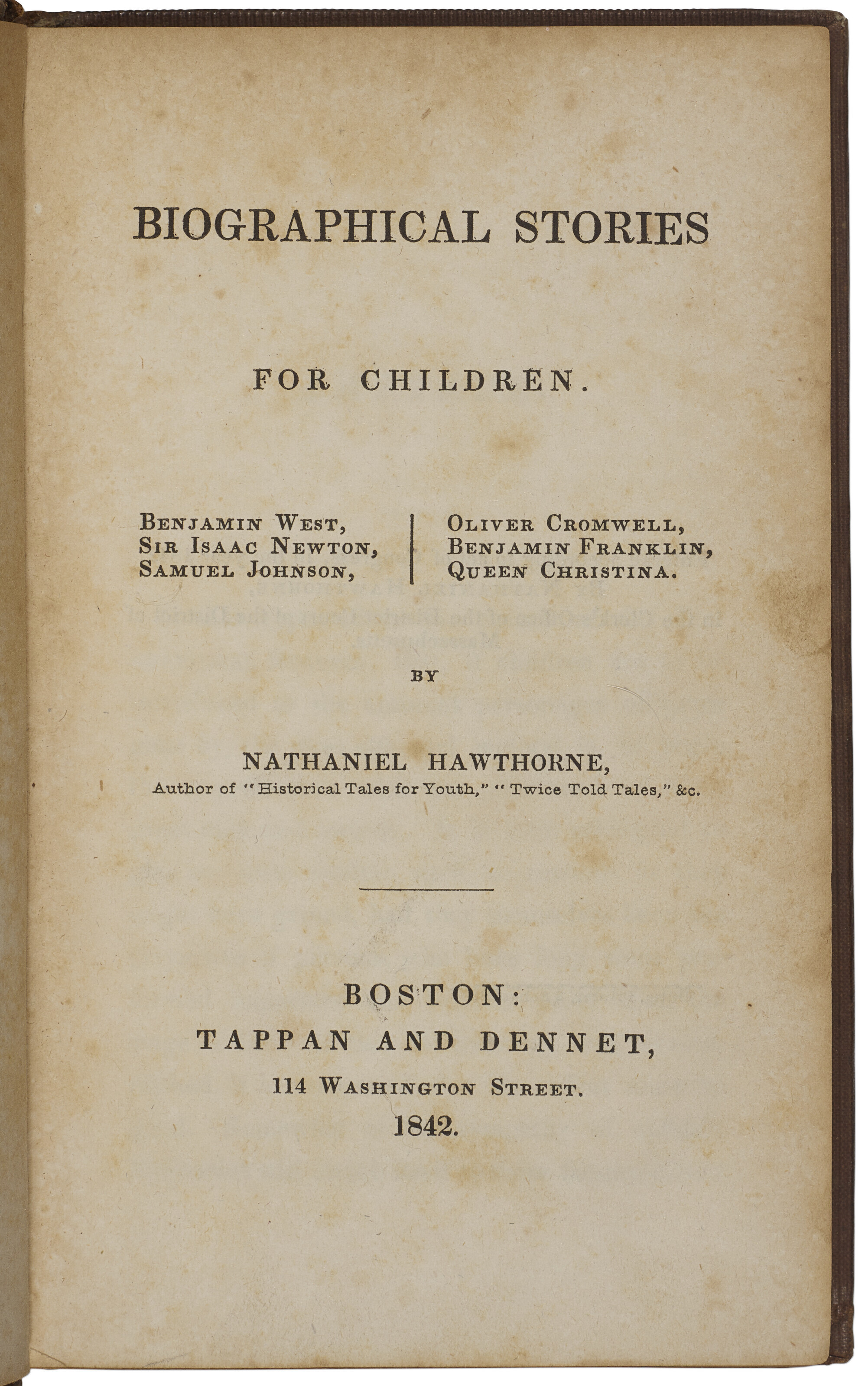 Nathaniel Hawthorne Family