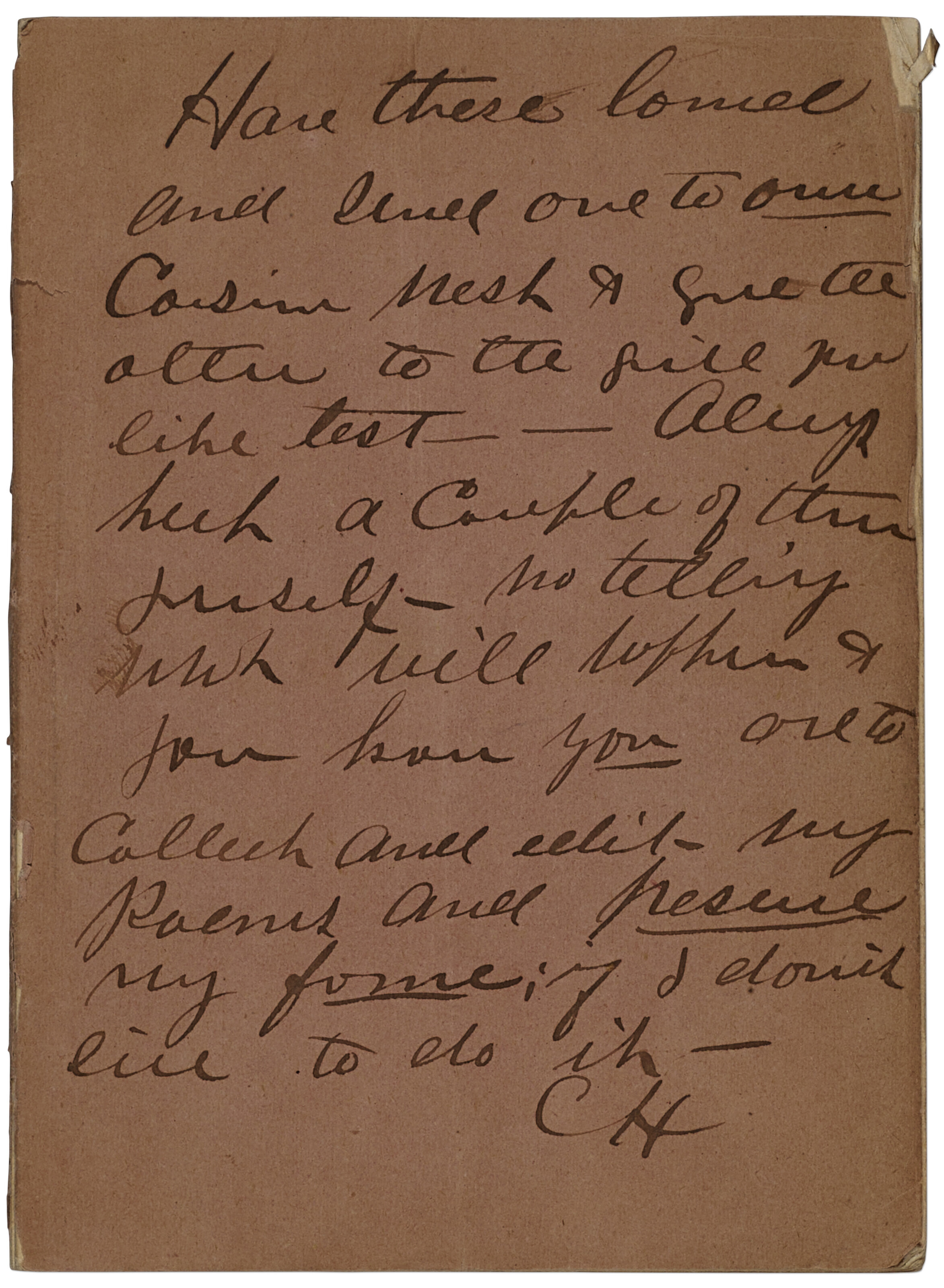 Specimens, Joaquin Miller, 1868 | Christie’s