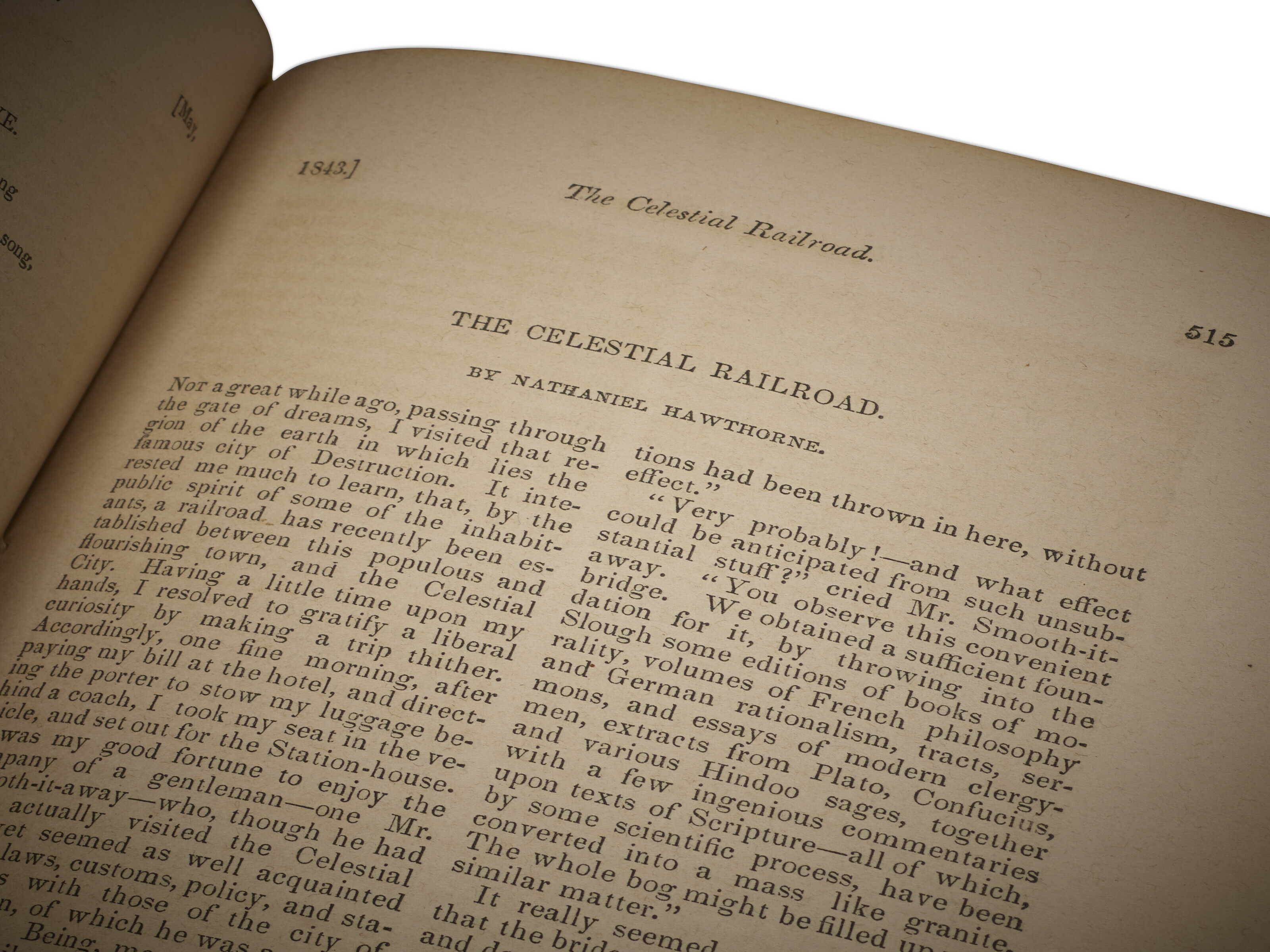 The Celestial Railroad, Nathaniel Hawthorne, 1843 | Christie’s