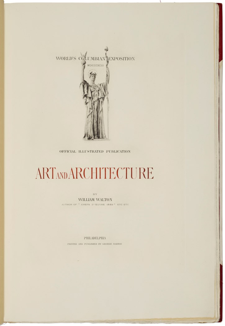 World's Columbian Exposition, WILLIAM WALTON, 1893-1895 | Christie's