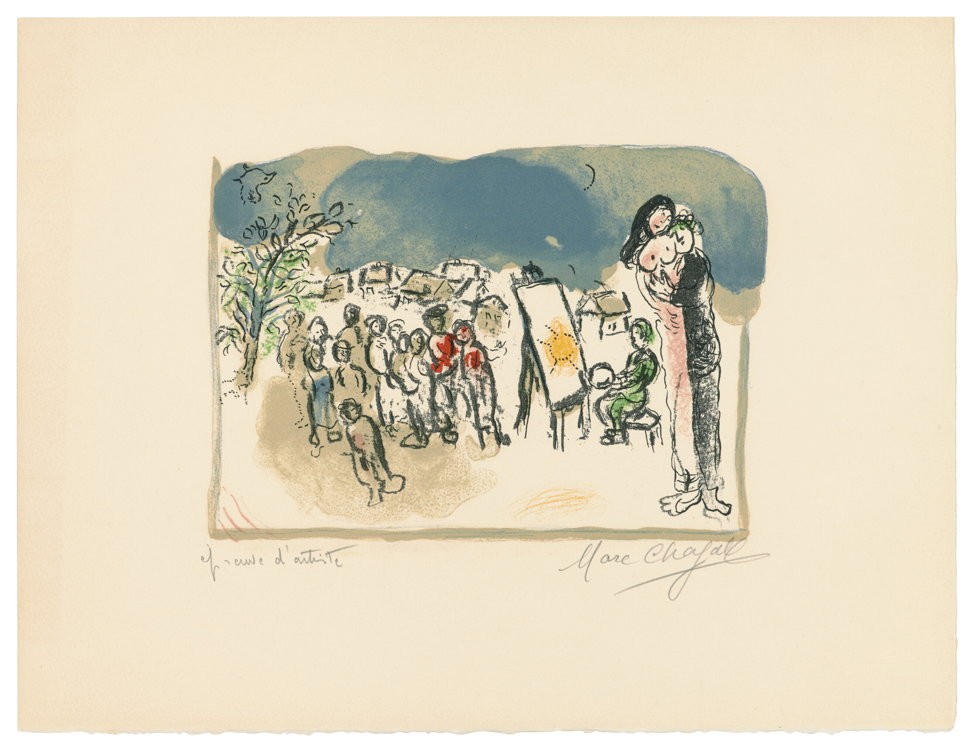 MARC CHAGALL (1887-1985), Hommage à Julien Cain | Christie’s