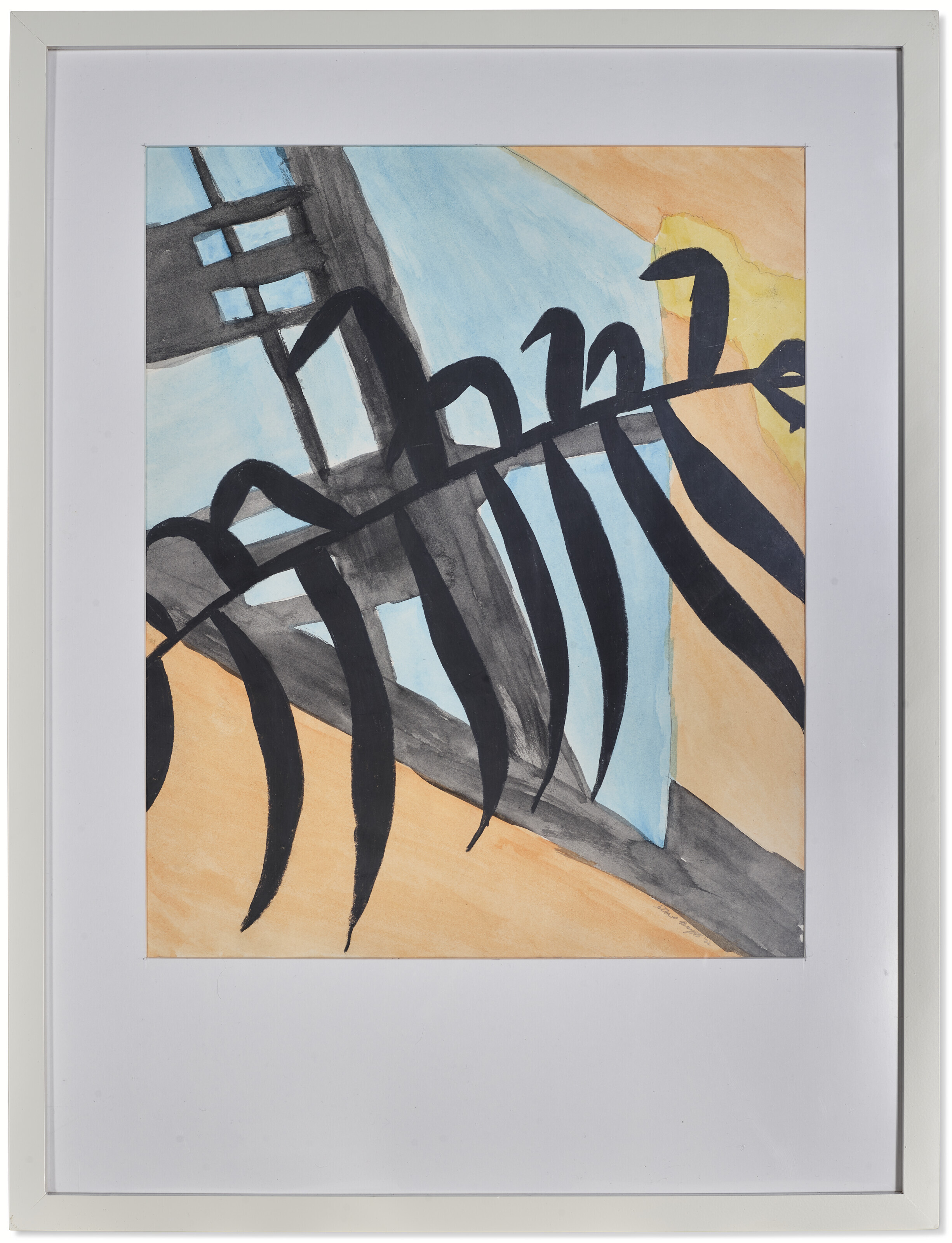 STEPHEN BRYANT, Still Life with House Plant and Fire Escape | Christie’s