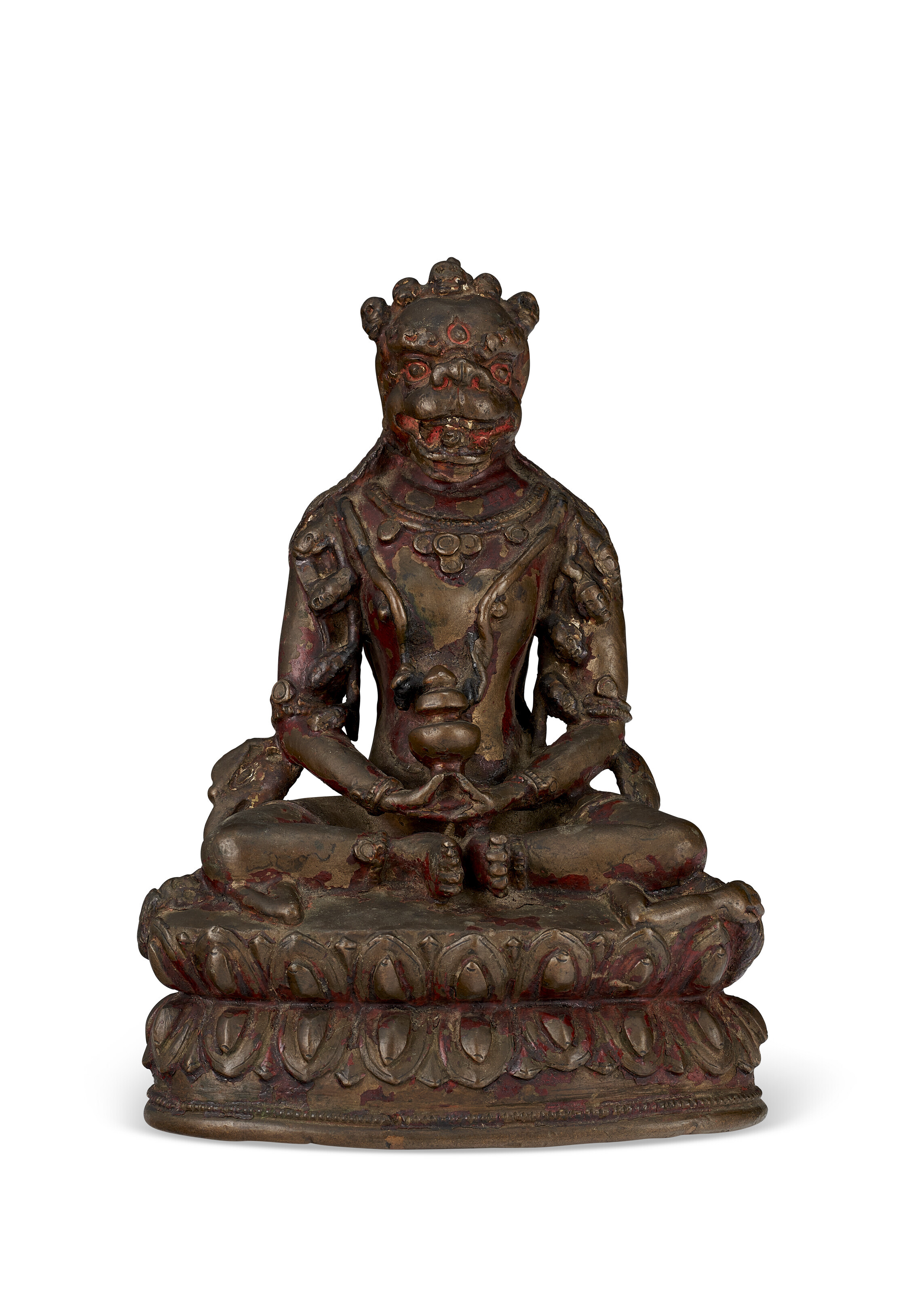 A BRONZE FIGURE OF SIMHAMUKHA, TIBET, 16TH CENTURY OR LATER | Christie’s