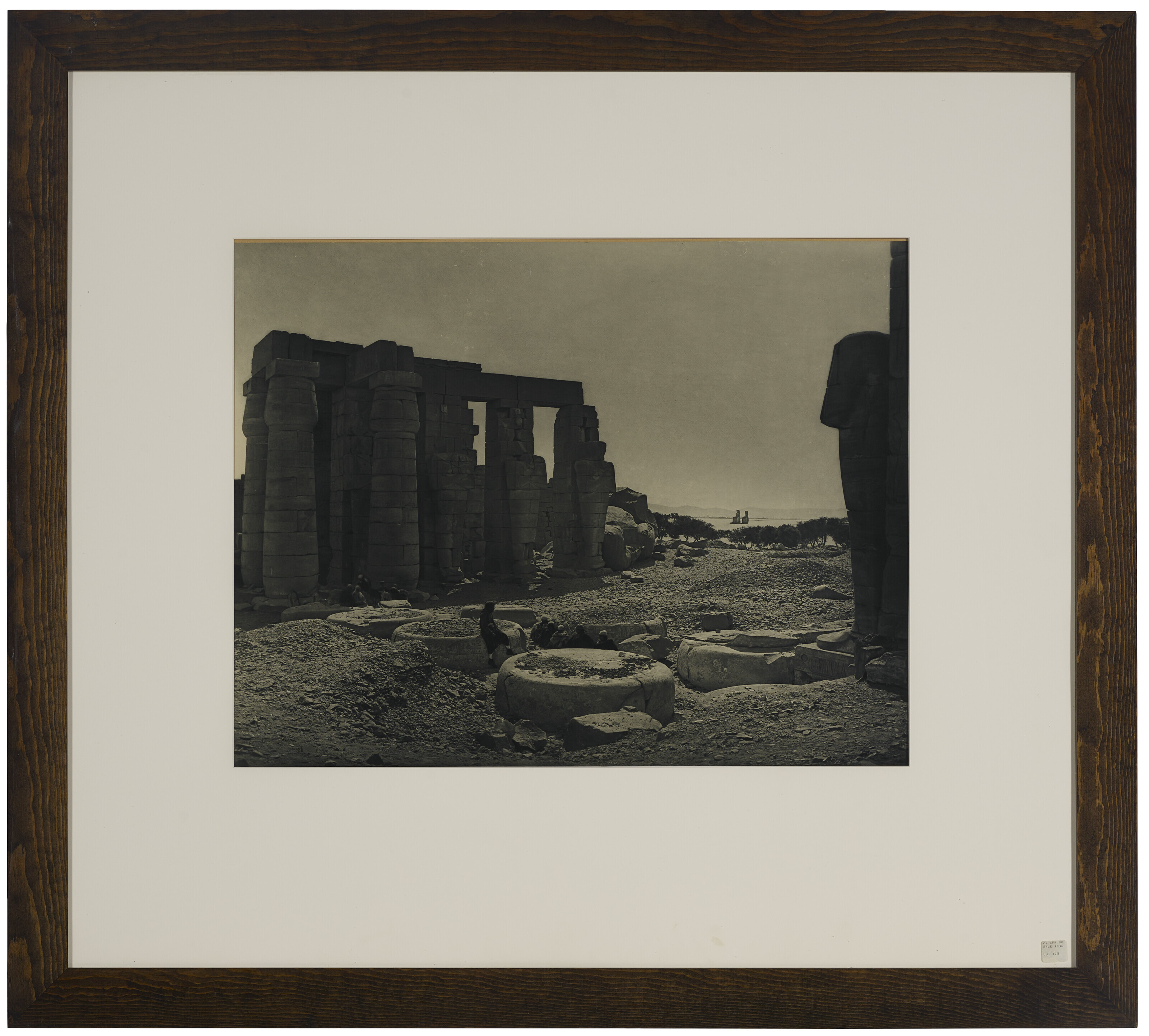ADOLPHE BRAUN & COMPAGNIE (1811-1877), Ramesseum of Thebes and The Two ...