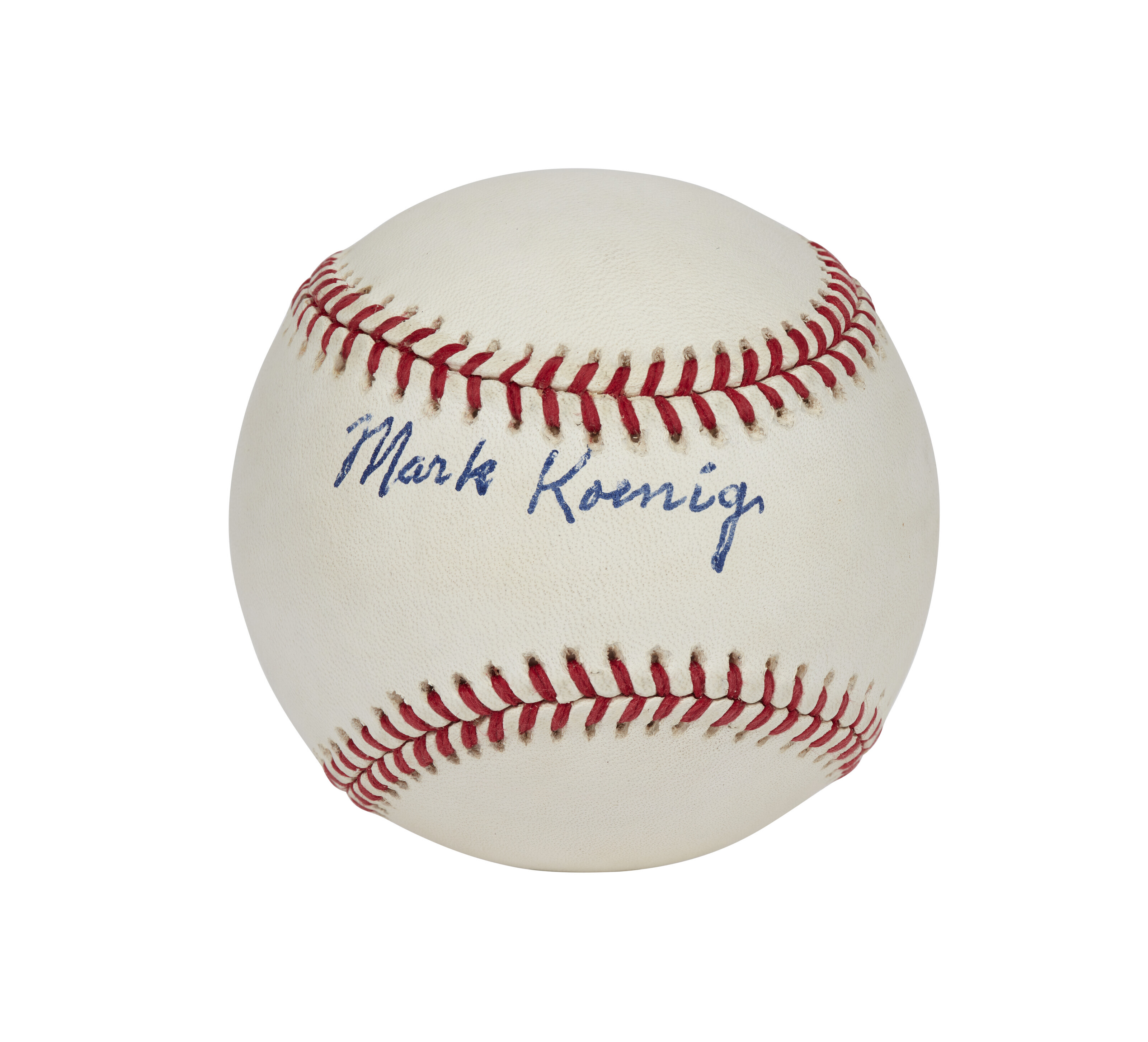 MARK KOENIG SINGLE SIGNED BASEBALL (JSA), | Christie’s