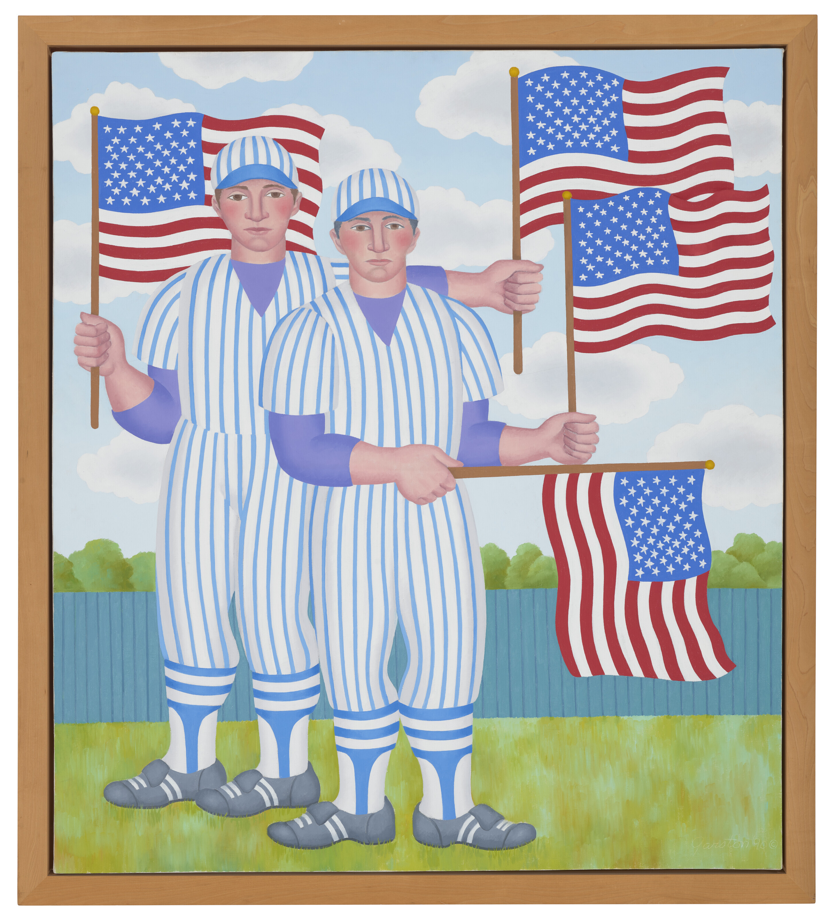 GERALD GARSTON (AMERICAN, 1925-1994), Opening Day in the Minors ...