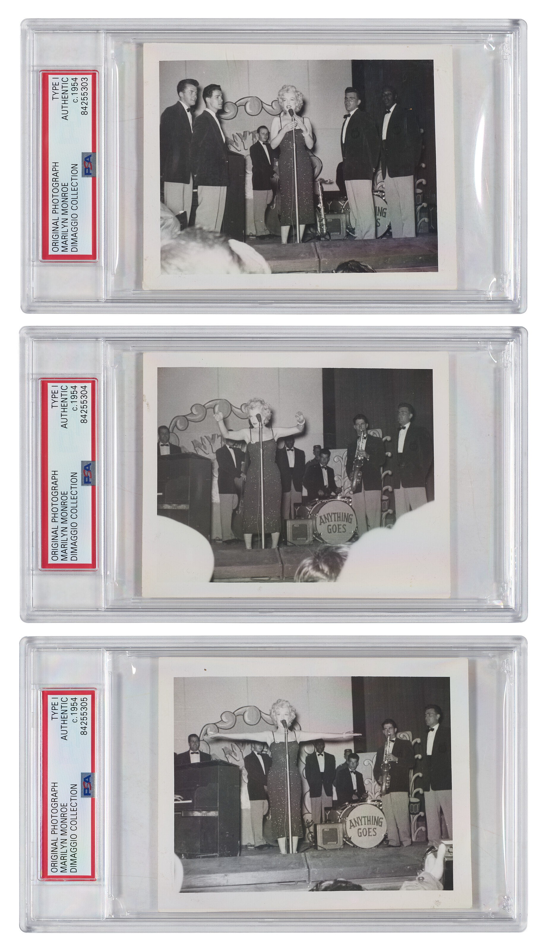 MARILYN MONROE GOODWILL TOUR OF KOREA PHOTOGRAPHS (3)(JOE DIMAGGIO ...