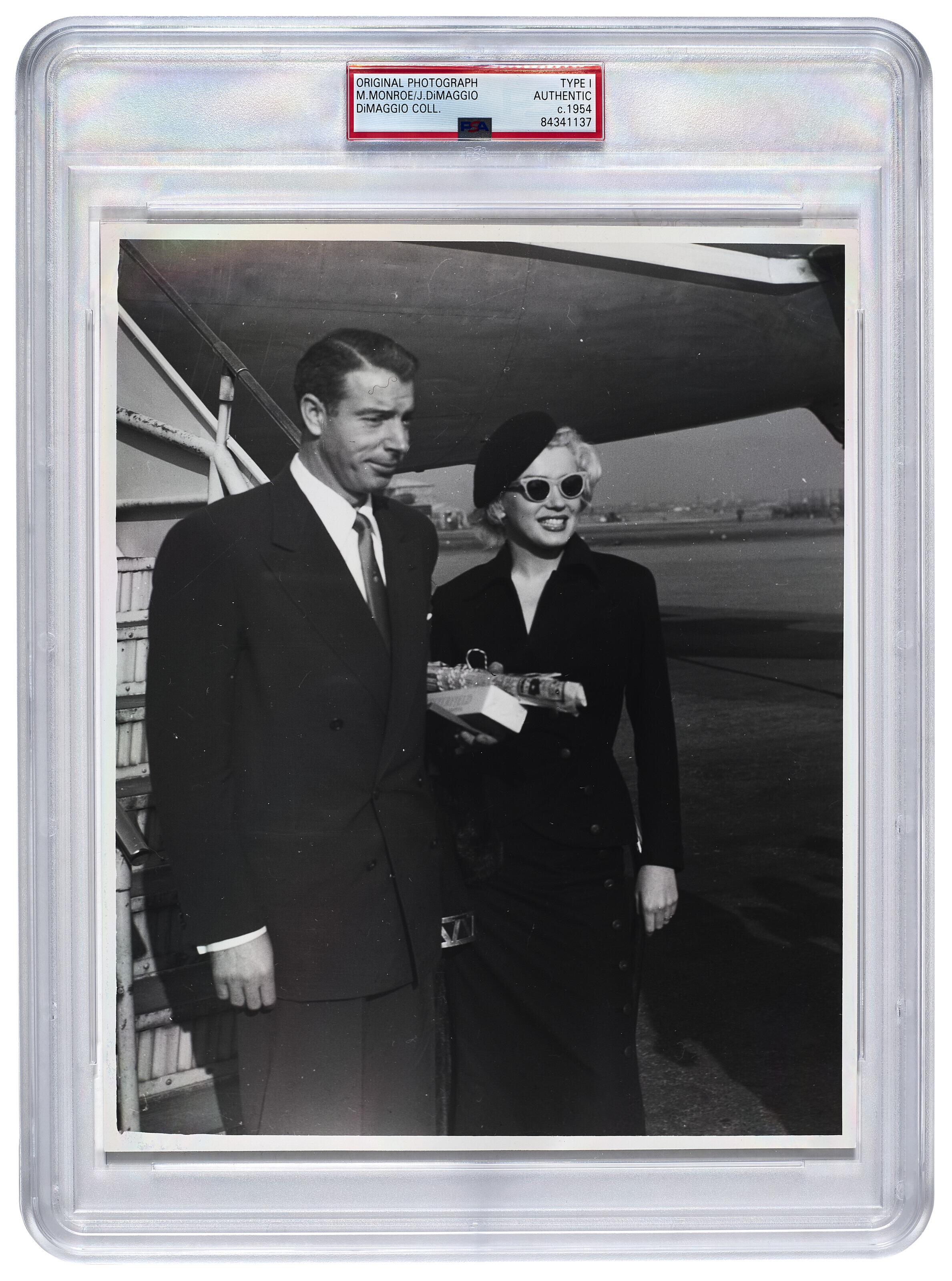 Marilyn Monroe And Joe Dimaggio Photograph C 1954 Joe Dimaggio 3491