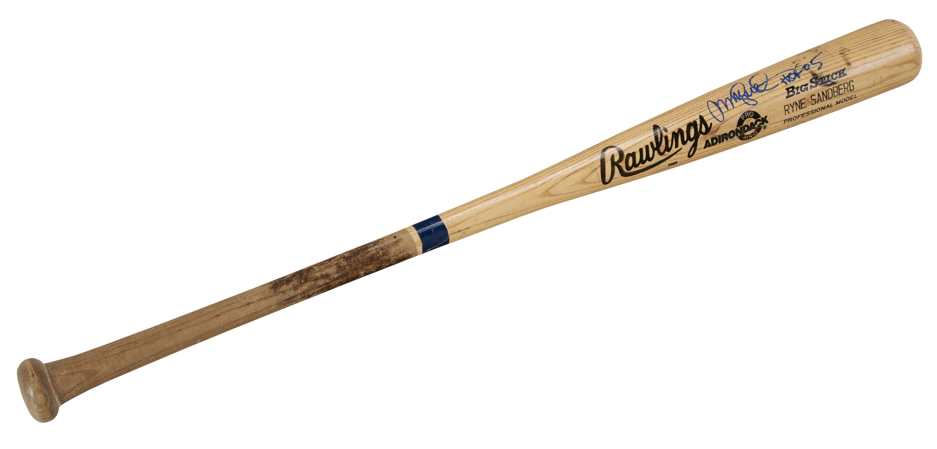RYNE SANDBERG AUTOGRAPHED PROFESSIONAL MODEL BASEBALL BAT C.1988 (PSA ...