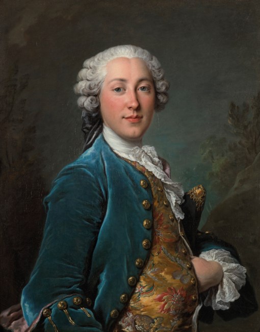 LOUIS TOCQUÉ (PARIS 1696-1772), Portrait en buste du marquis Charles ...