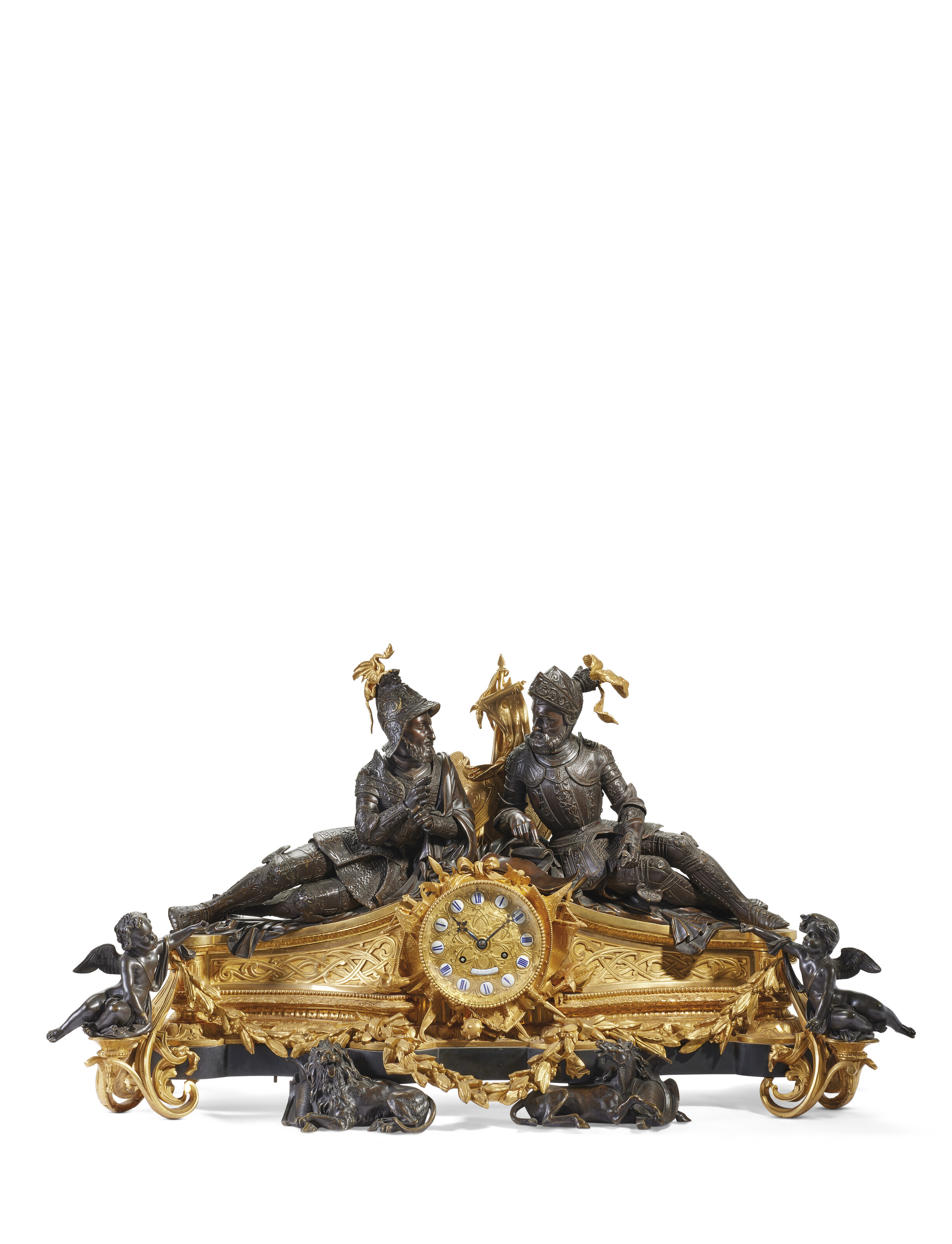 PENDULE D'EPOQUE NAPOLEON III, SIGNATURE DE MIROY FRERES, SECONDE ...