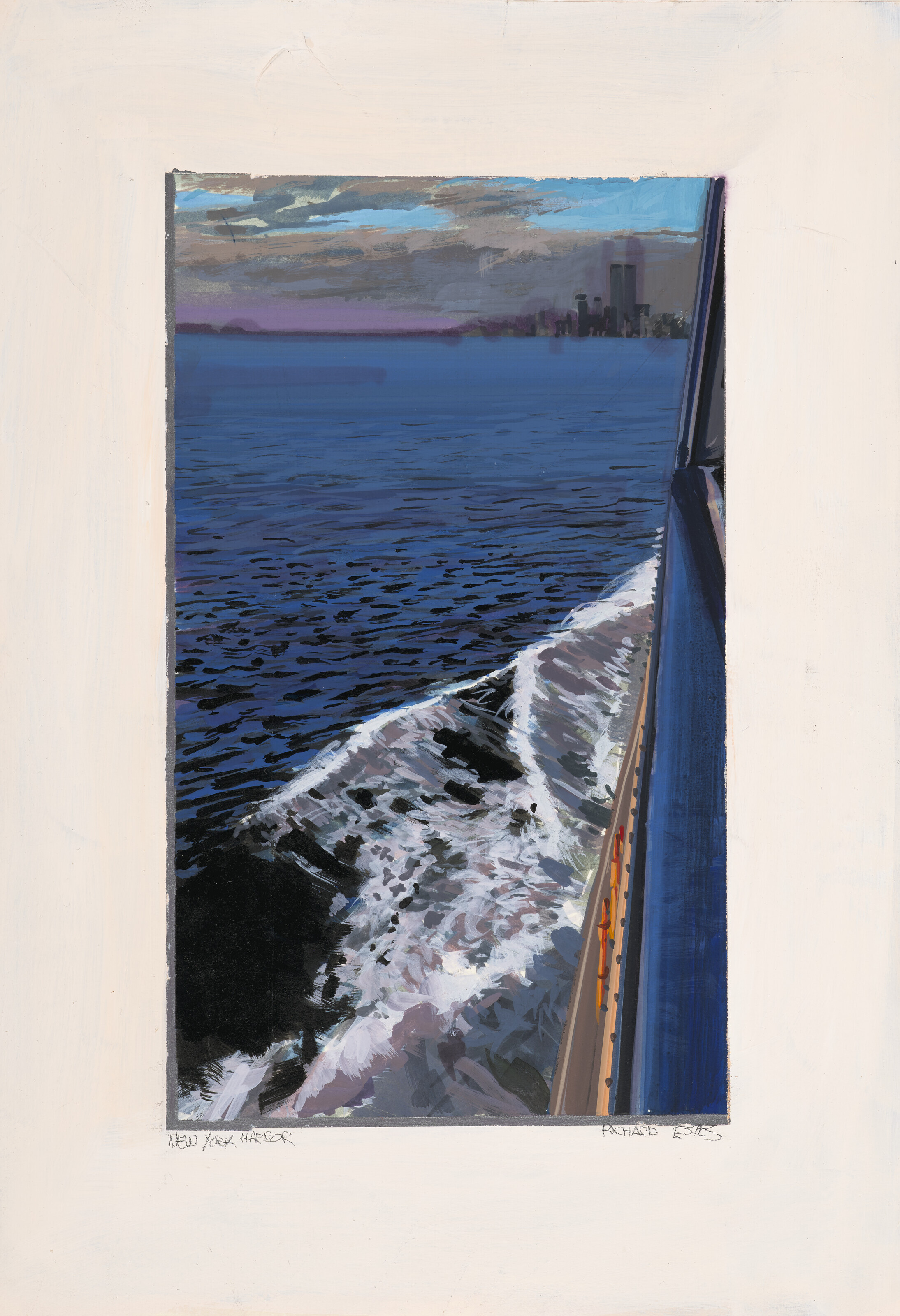 Richard Estes (né en 1932), New York Harbor | Christie’s