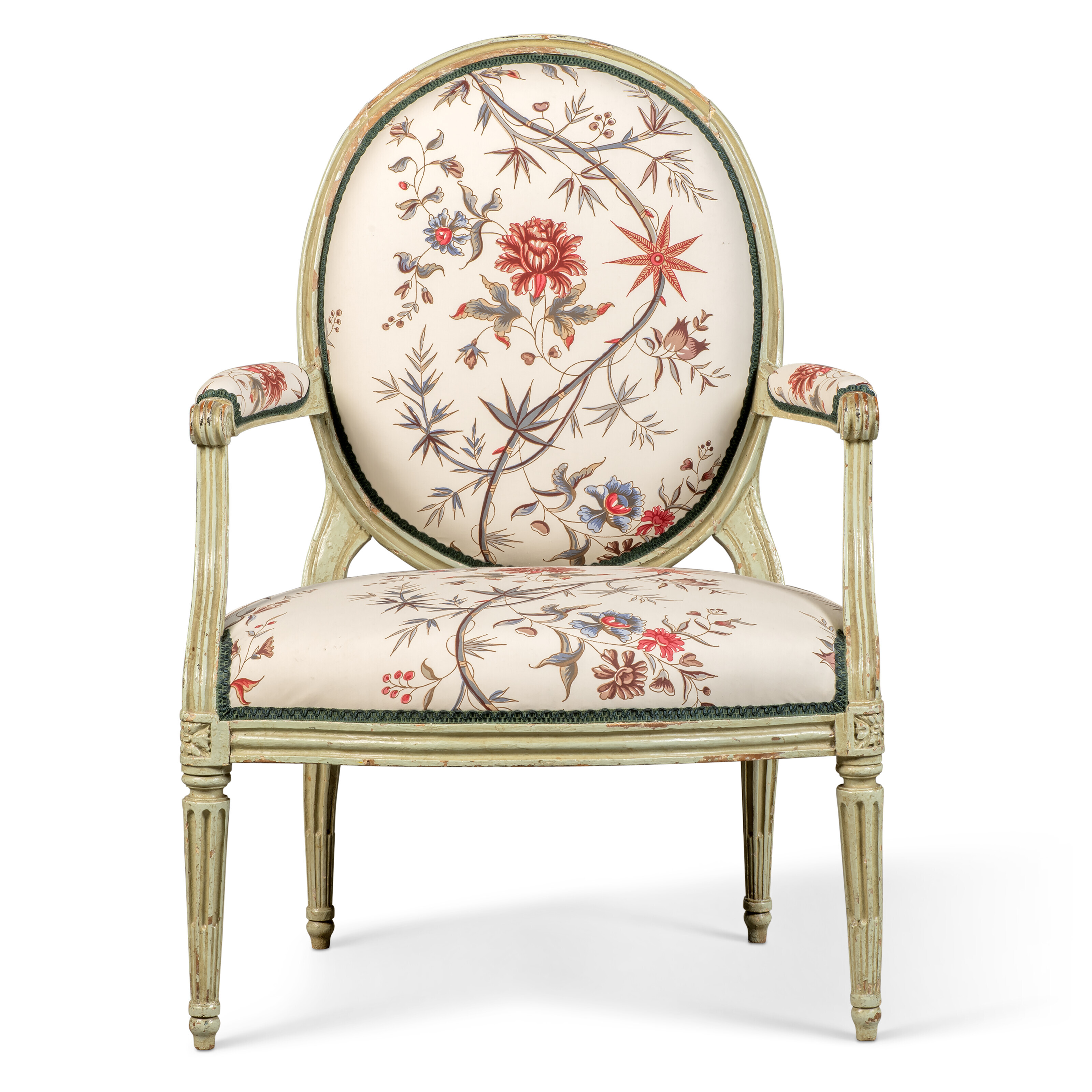 FAUTEUIL D'EPOQUE LOUIS XVI, ESTAMPILLE DE PIERRE BRIZARD, DERNIER ...