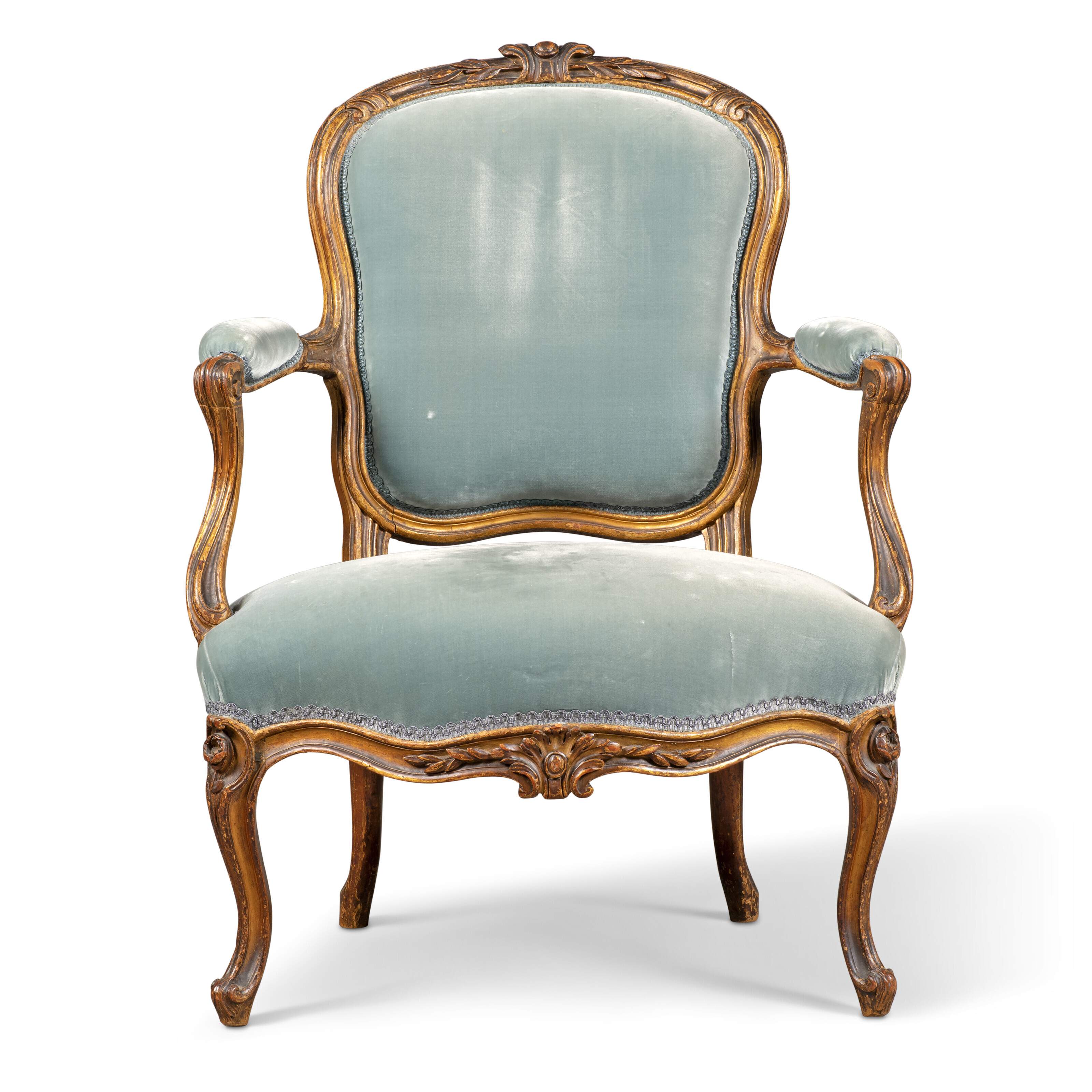 FAUTEUIL D'EPOQUE TRANSITION, ESTAMPILLE DE JEAN-JACQUES POTHIER, VERS ...
