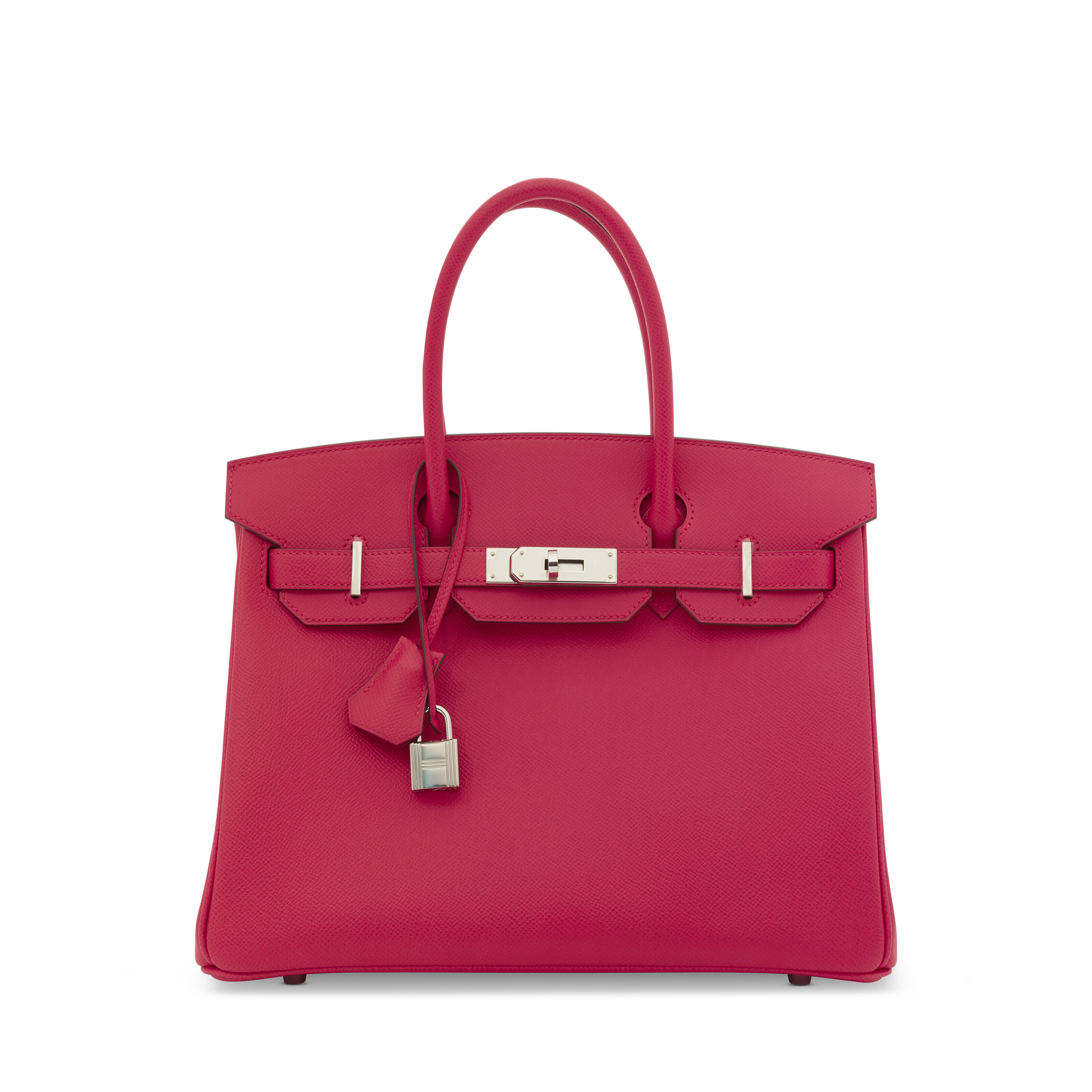 A ROSE EXTRÊME EPSOM LEATHER BIRKIN 30 WITH PALLADIUM HARDWARE, HERMÈS ...