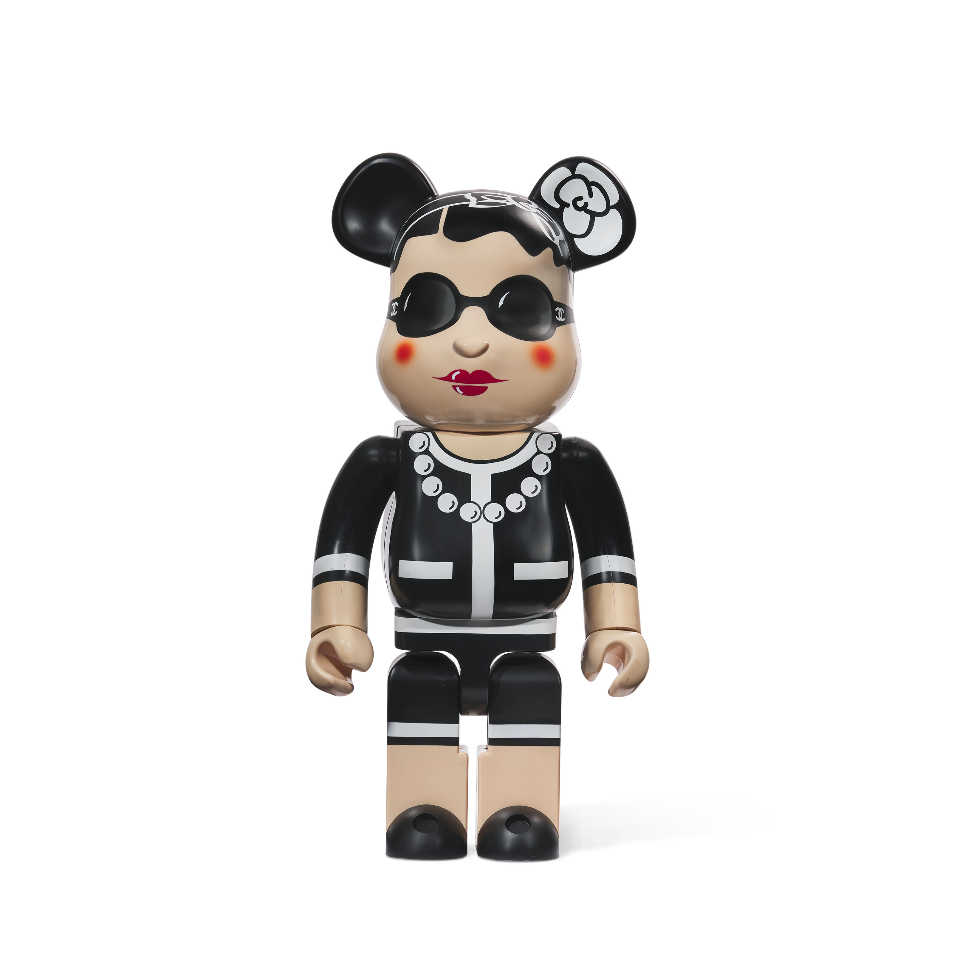 A PAINTED CAST VINYL COCO CHANEL 1000% BE@RBRICK, CHANEL X MEDICOM ...