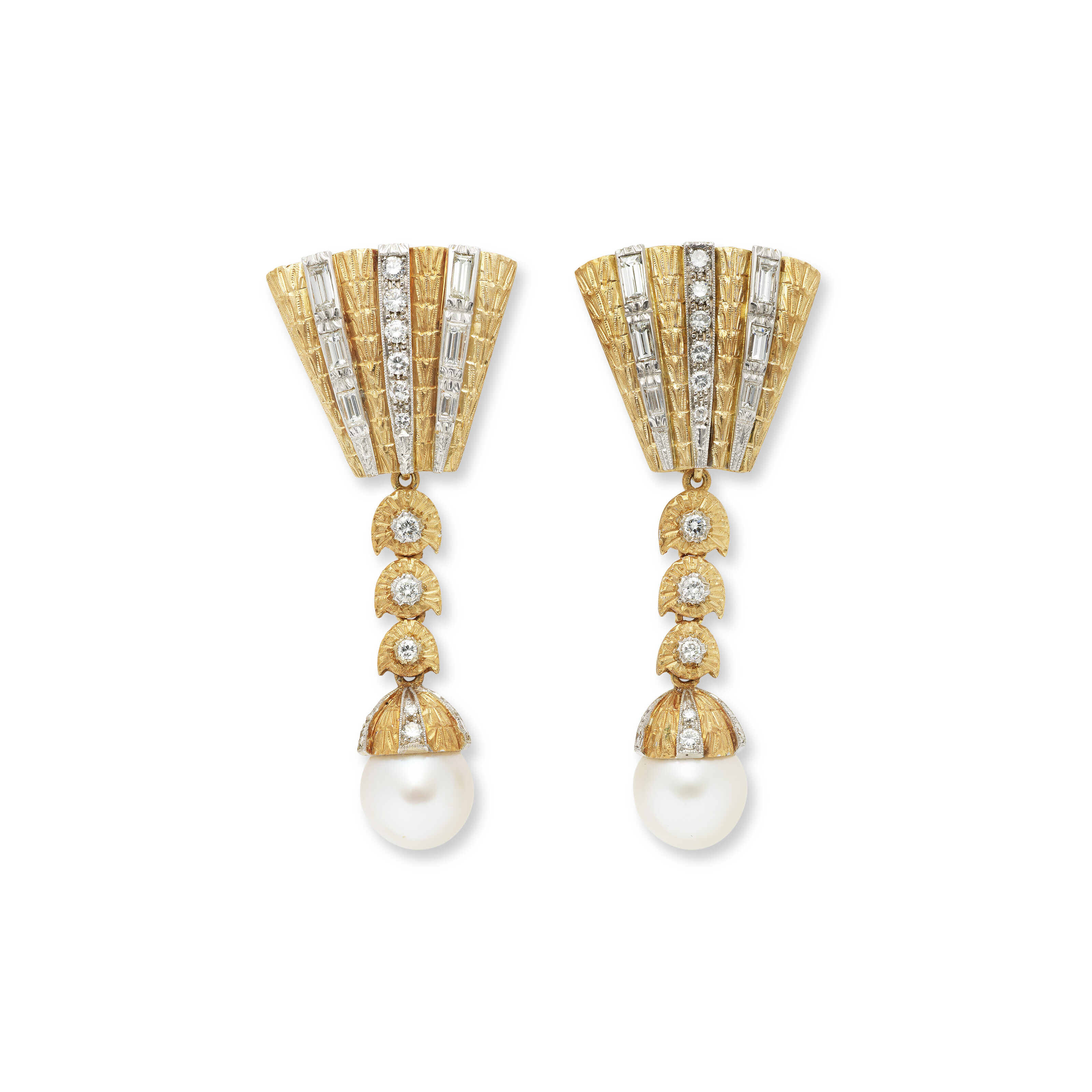 MARIO BUCCELLATI BOUCLES D'OREILLES TRANSFORMABLES PERLES DE CULTURE ET ...