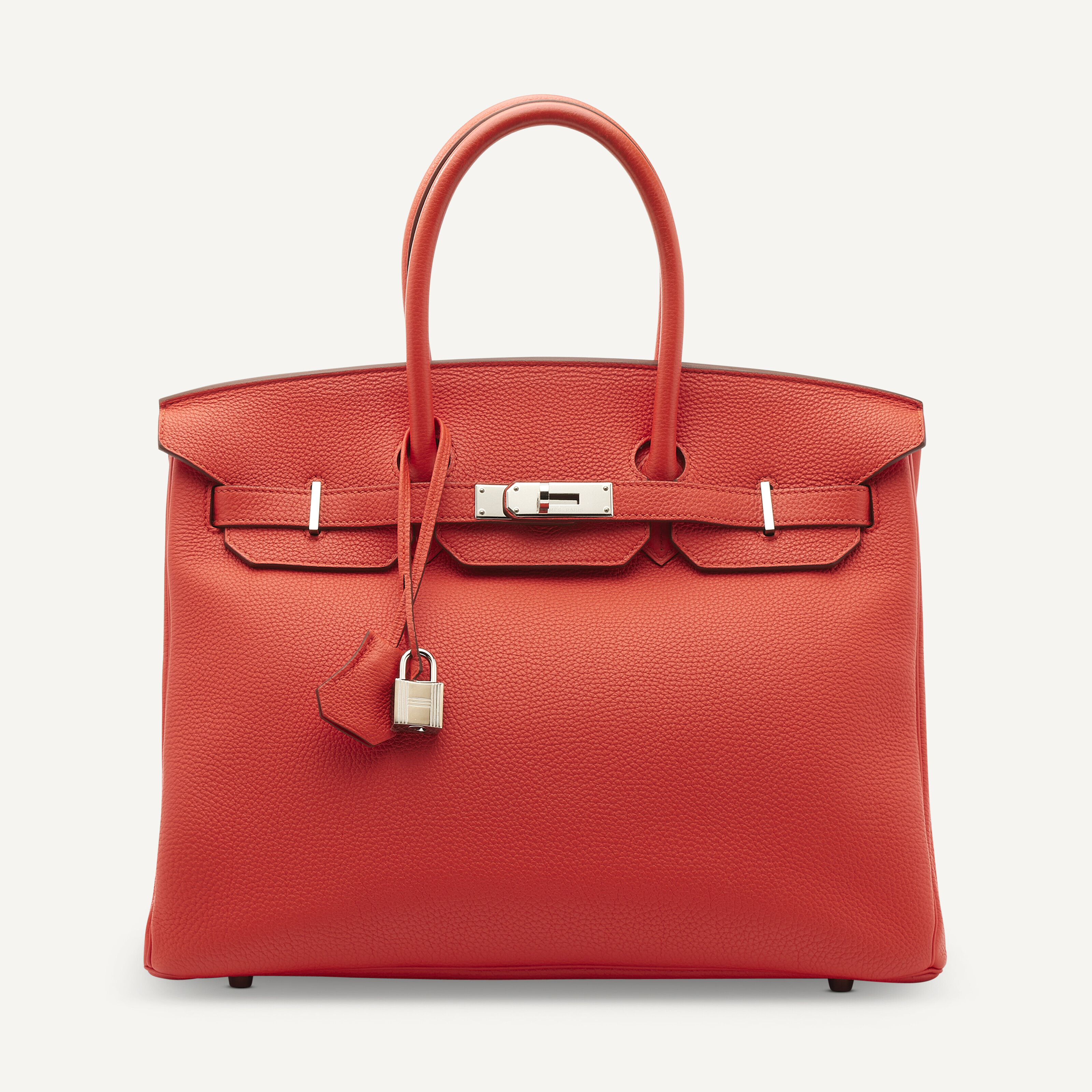 A CAPUCINE TOGO LEATHER BIRKIN 35 WITH PALLADIUM HARDWARE, HERMÈS, 2015 ...