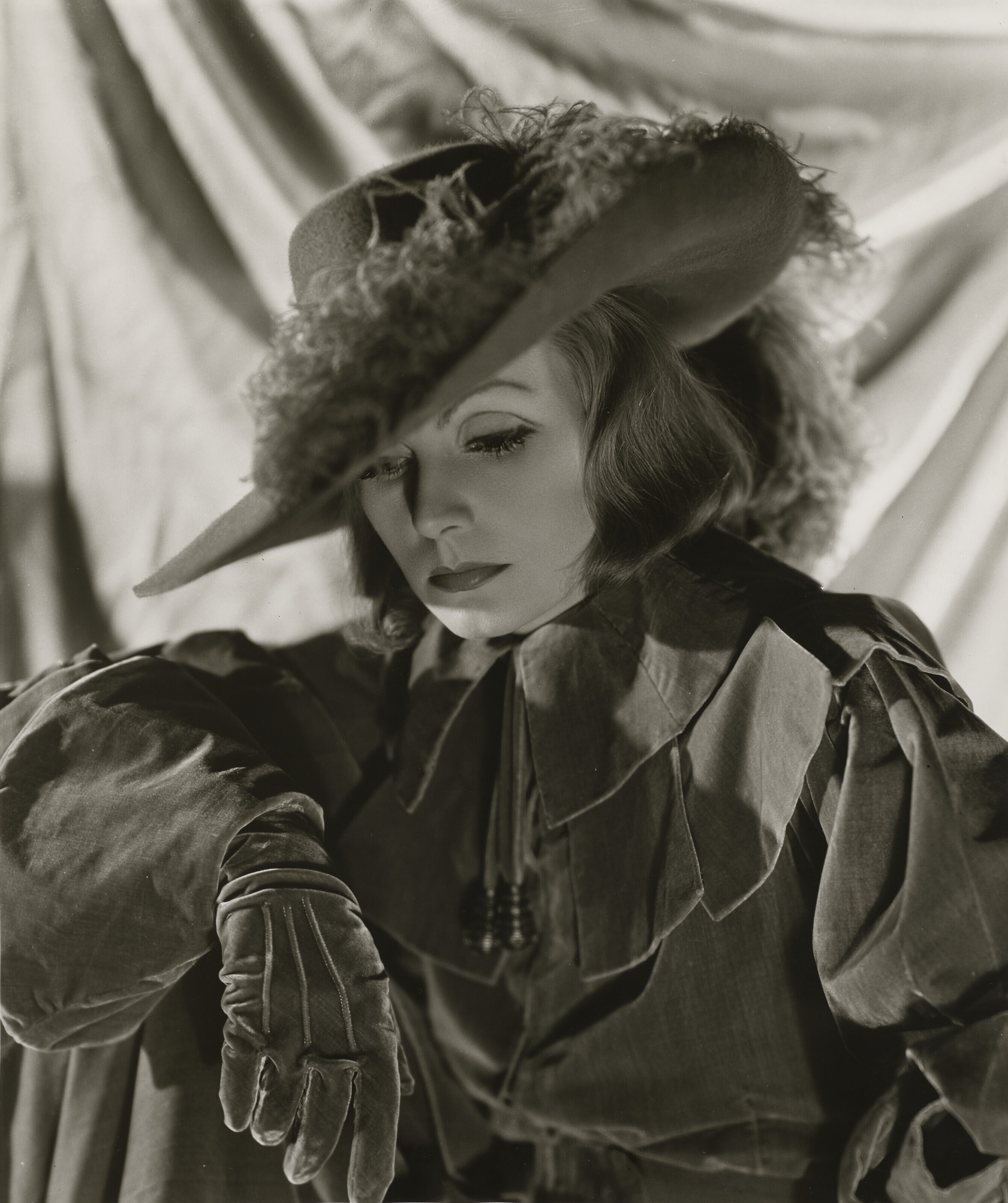 CLARENCE SINCLAIR BULL (1896-1979), Greta Garbo as Queen Christina ...