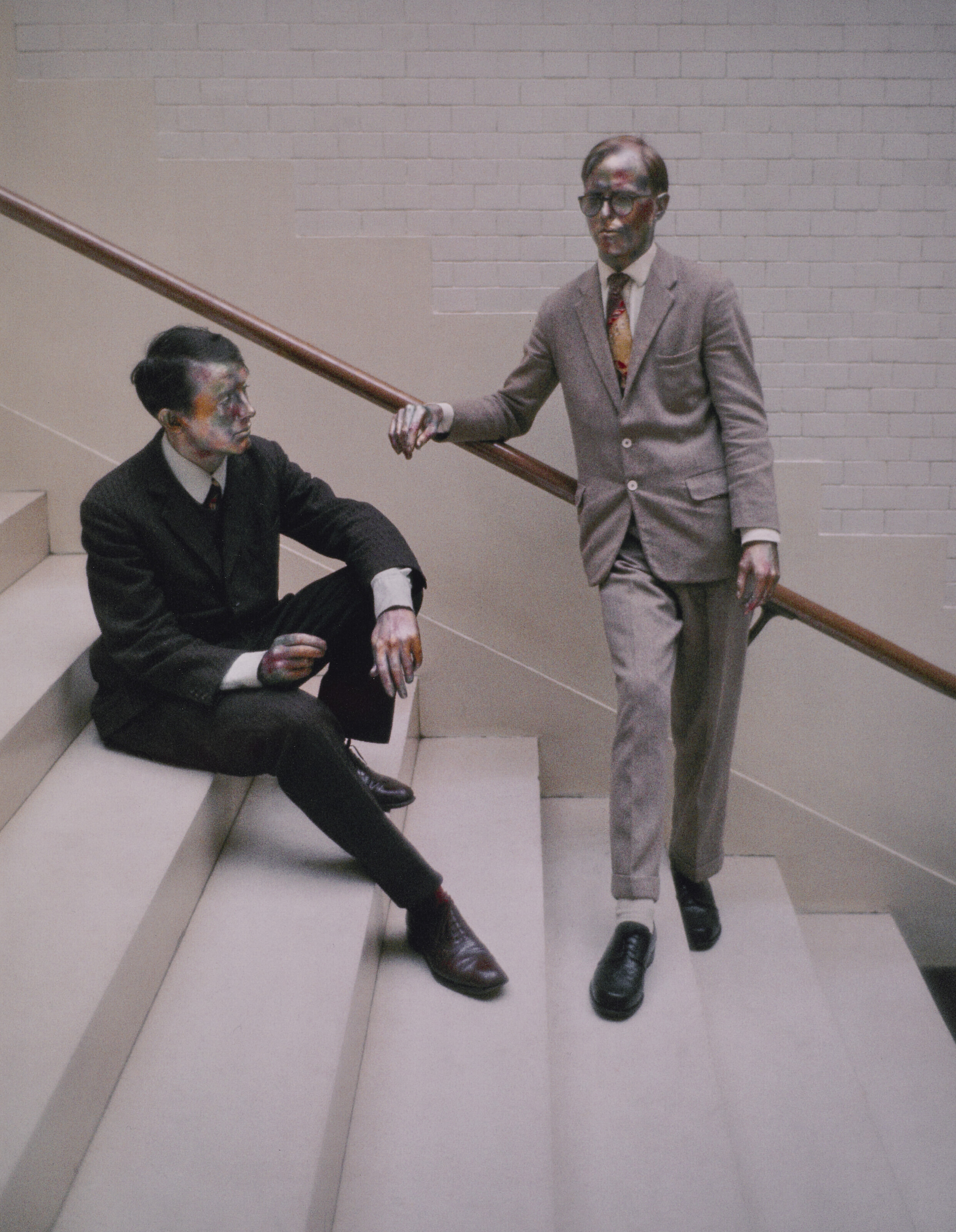 AD PETERSEN (1931-2021), Gilbert & George during their "Living ...