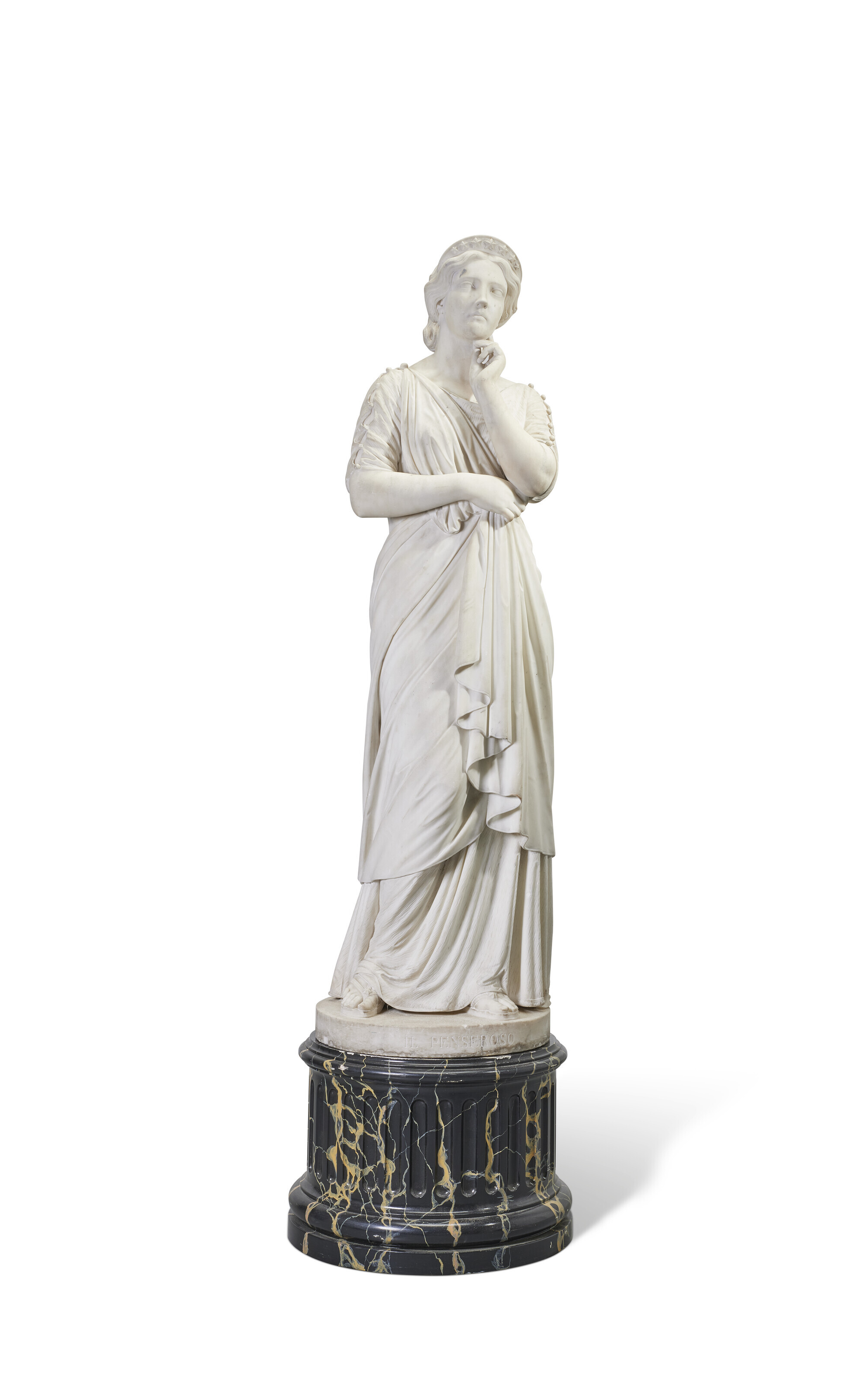 IL PENSEROSO, JOSEPH MOZIER (1812-1870), VERS 1866 | Christie’s