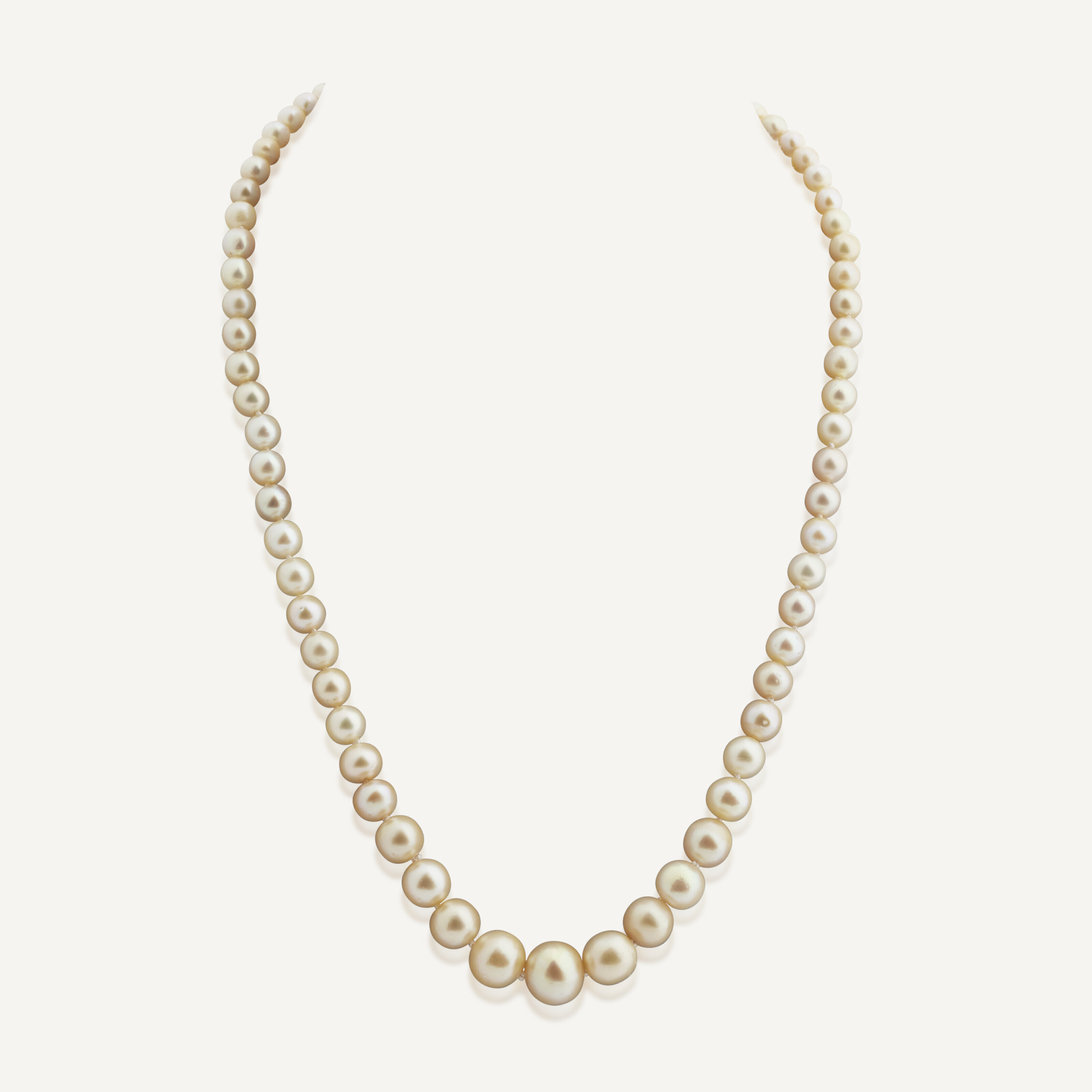 CARTIER COLLIER EN CHUTE PERLES FINES ET UNE PERLE DE CULTURE ET ...