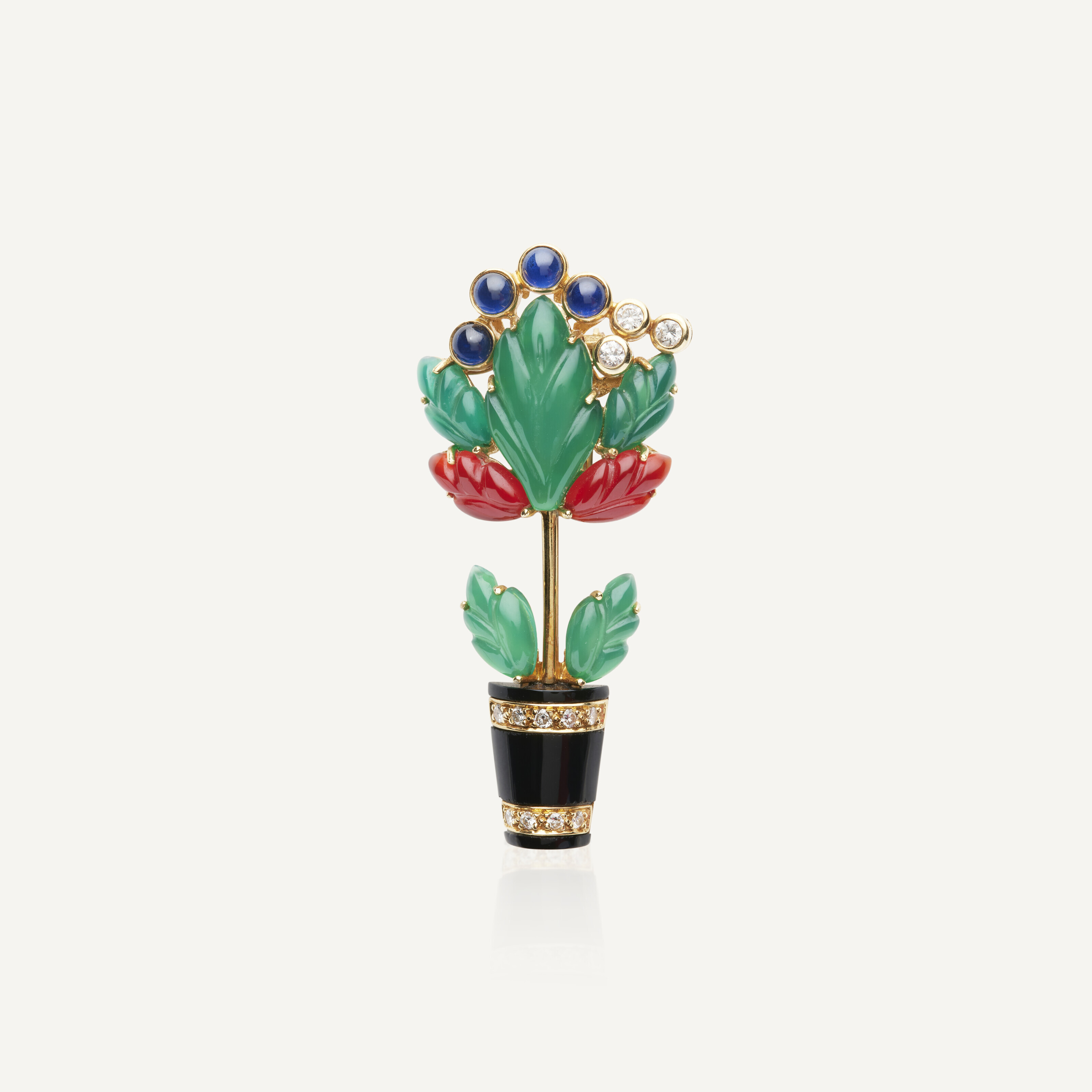CARTIER BROCHE 'GIARDINETTO' MULTIGEMMES, | Christie’s